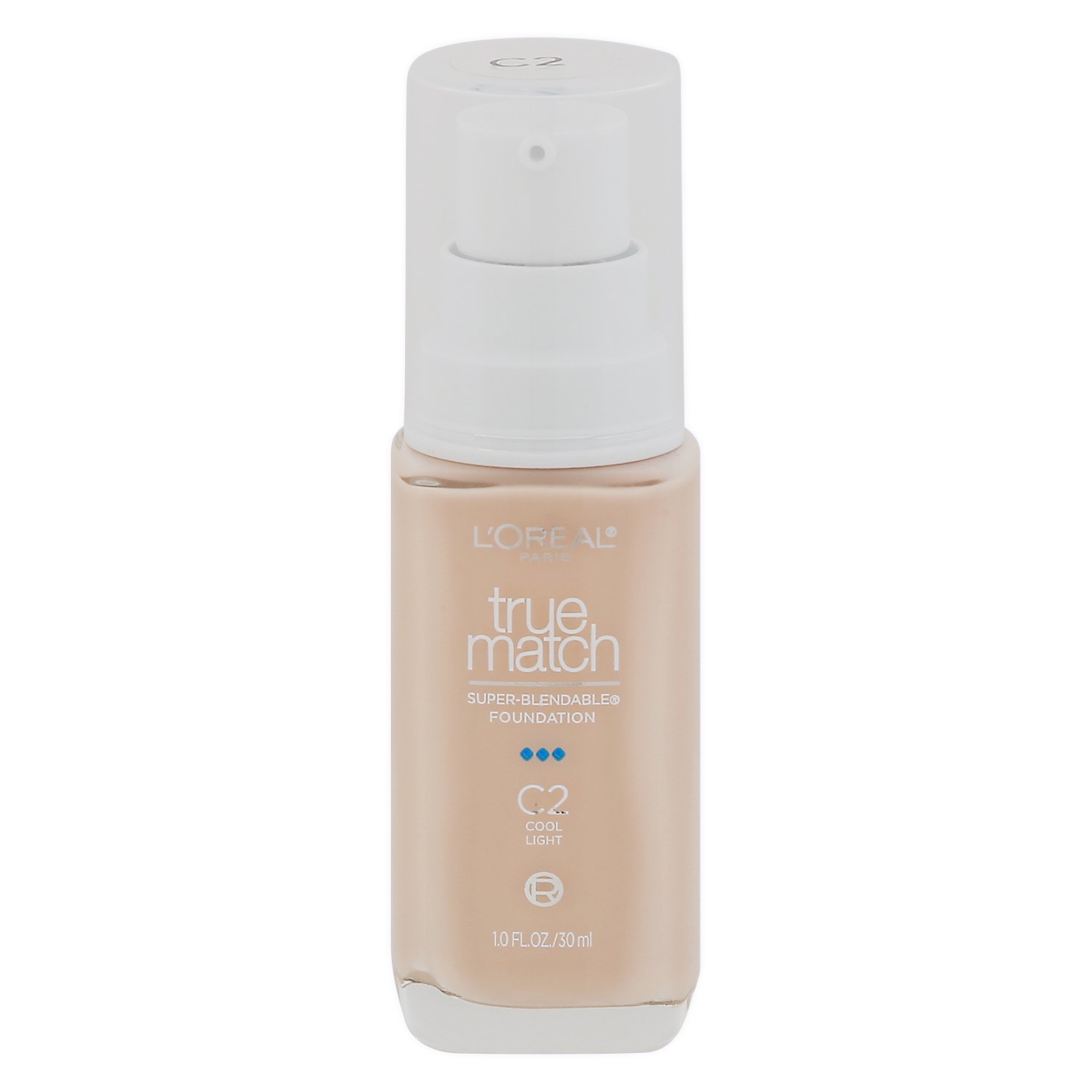 L'Oréal Paris True Match Super-Blendable Liquid Foundation - C2 Cool ...