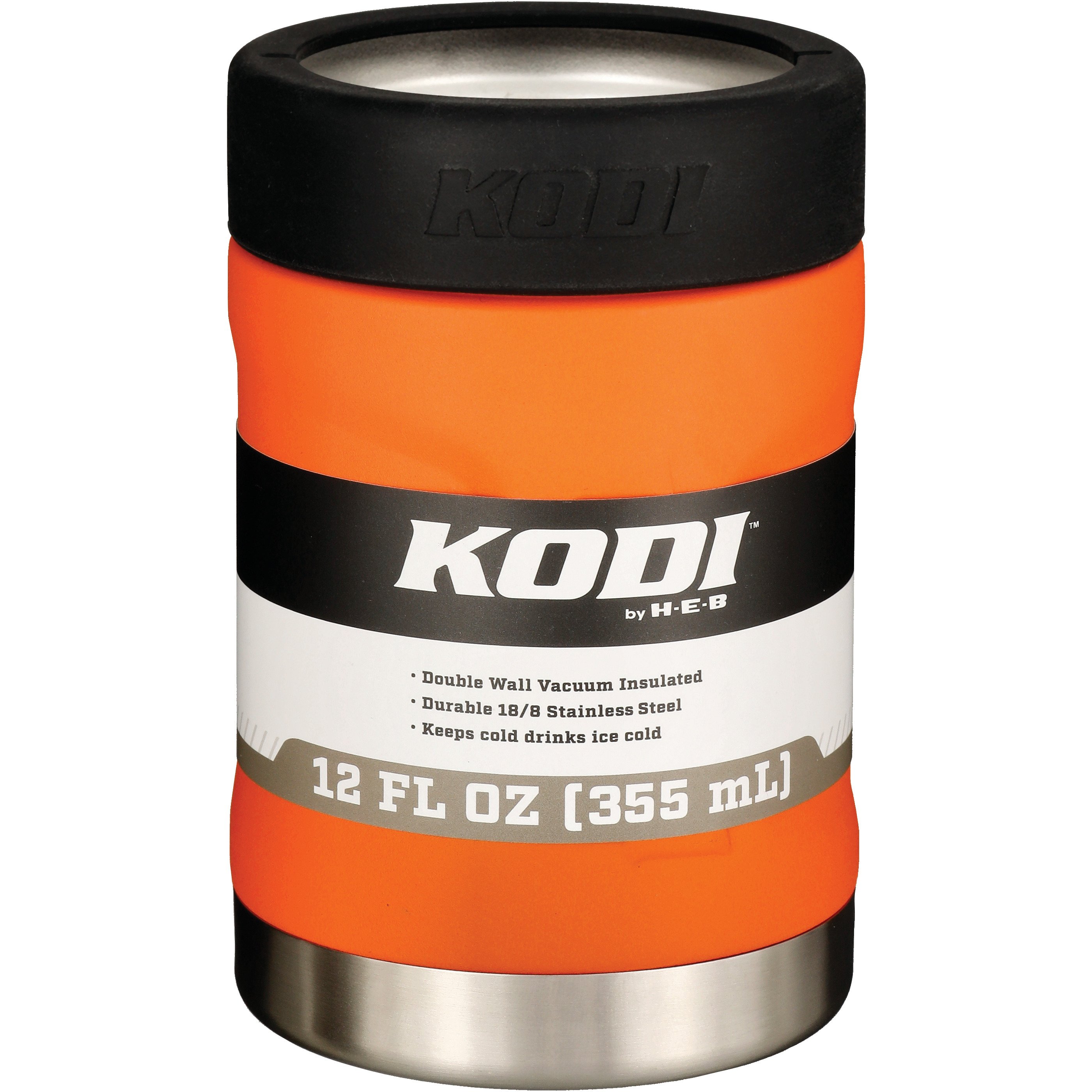 KODI by H-E-B Stainless Steel Can Insulator - Orange Crush - Shop ...