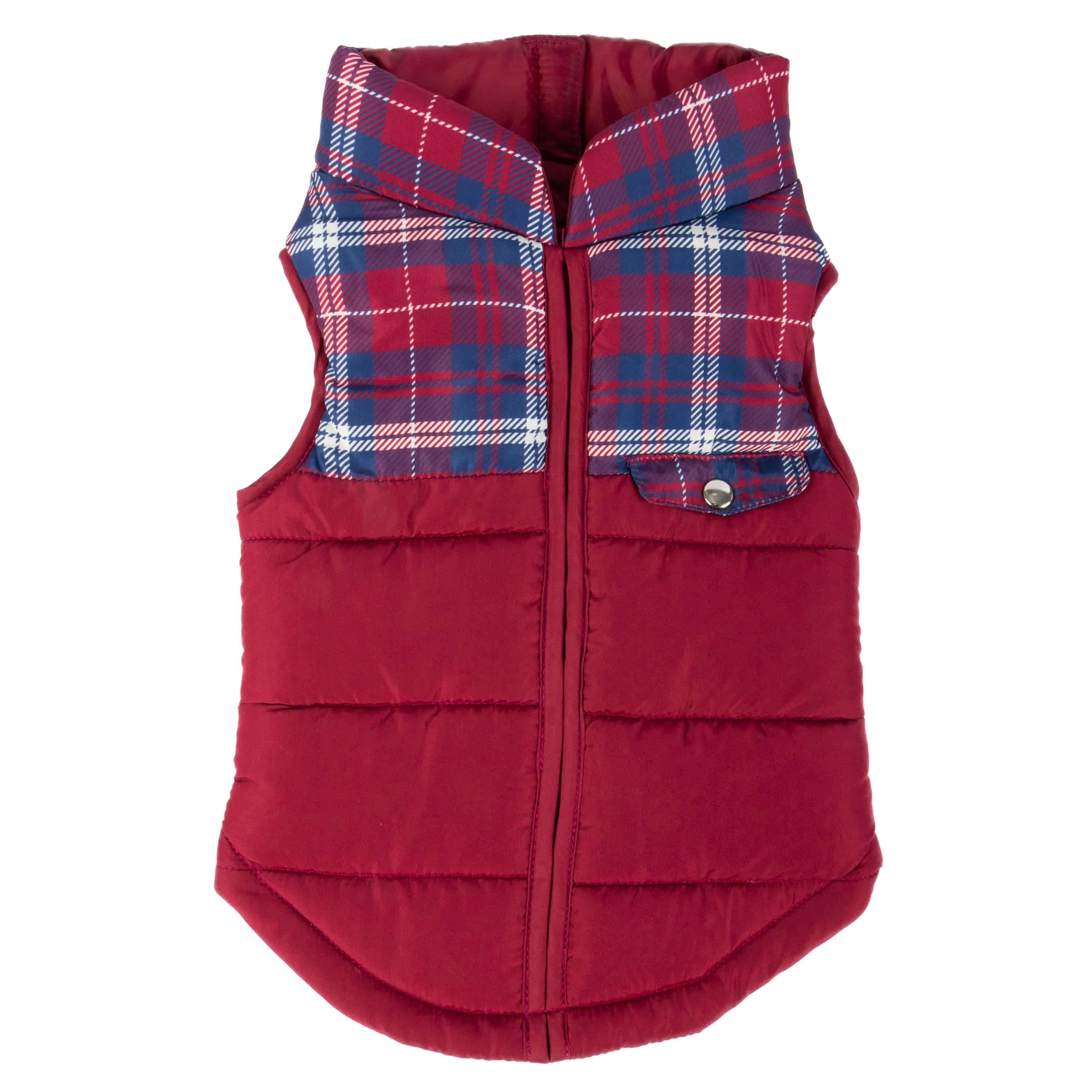 Simply Dog Red Plaid Yoke Bomber Jacket Medium - Shop Clothes at H-E-B
