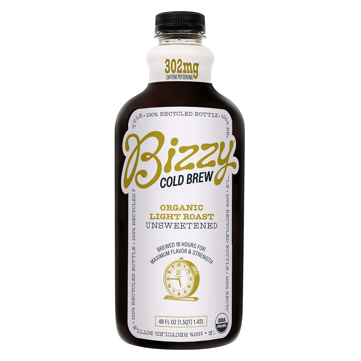 Bizzy Organic Light Roast Unsweetened Cold Brew Coffee - Shop Coffee at ...