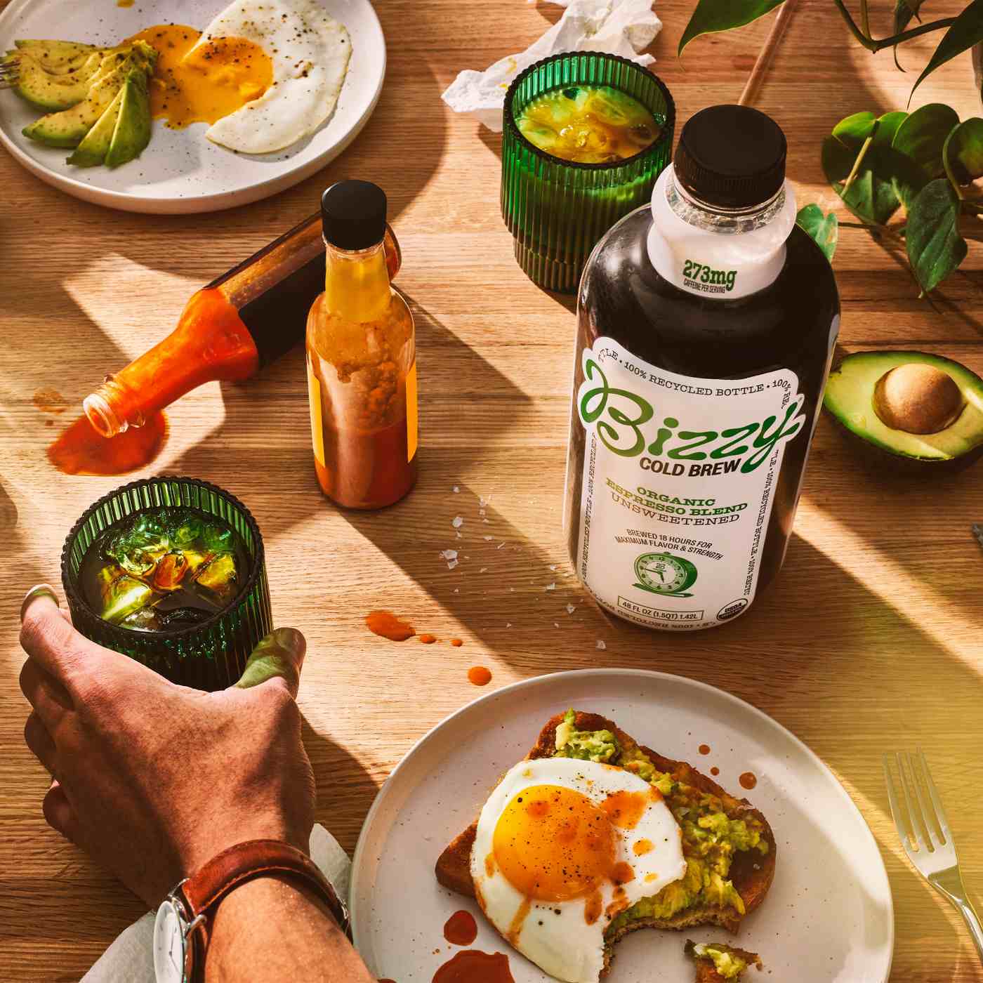 Bizzy Organic Espresso Blend Unsweetened Cold Brew Coffee - Shop Coffee ...