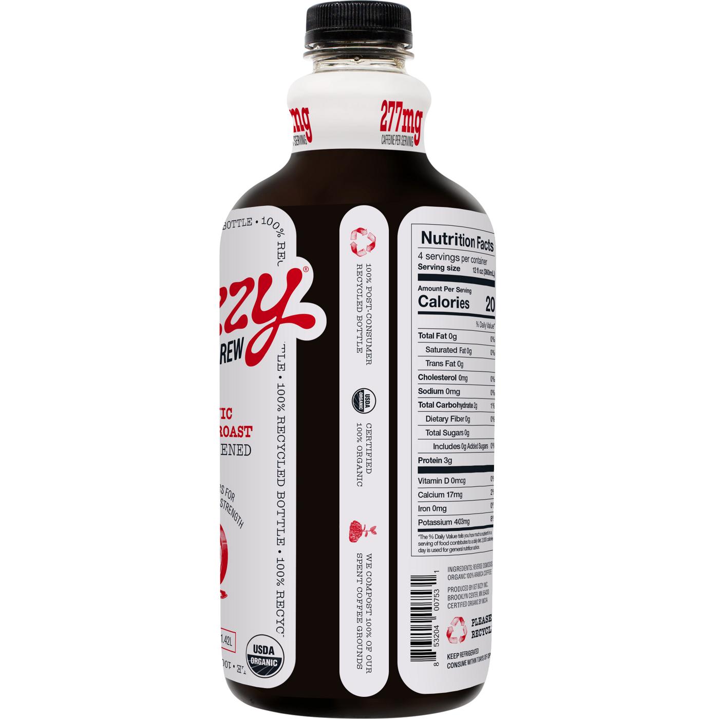 Bizzy Organic Medium Roast Unsweetened Cold Brew Coffee - Shop Coffee ...