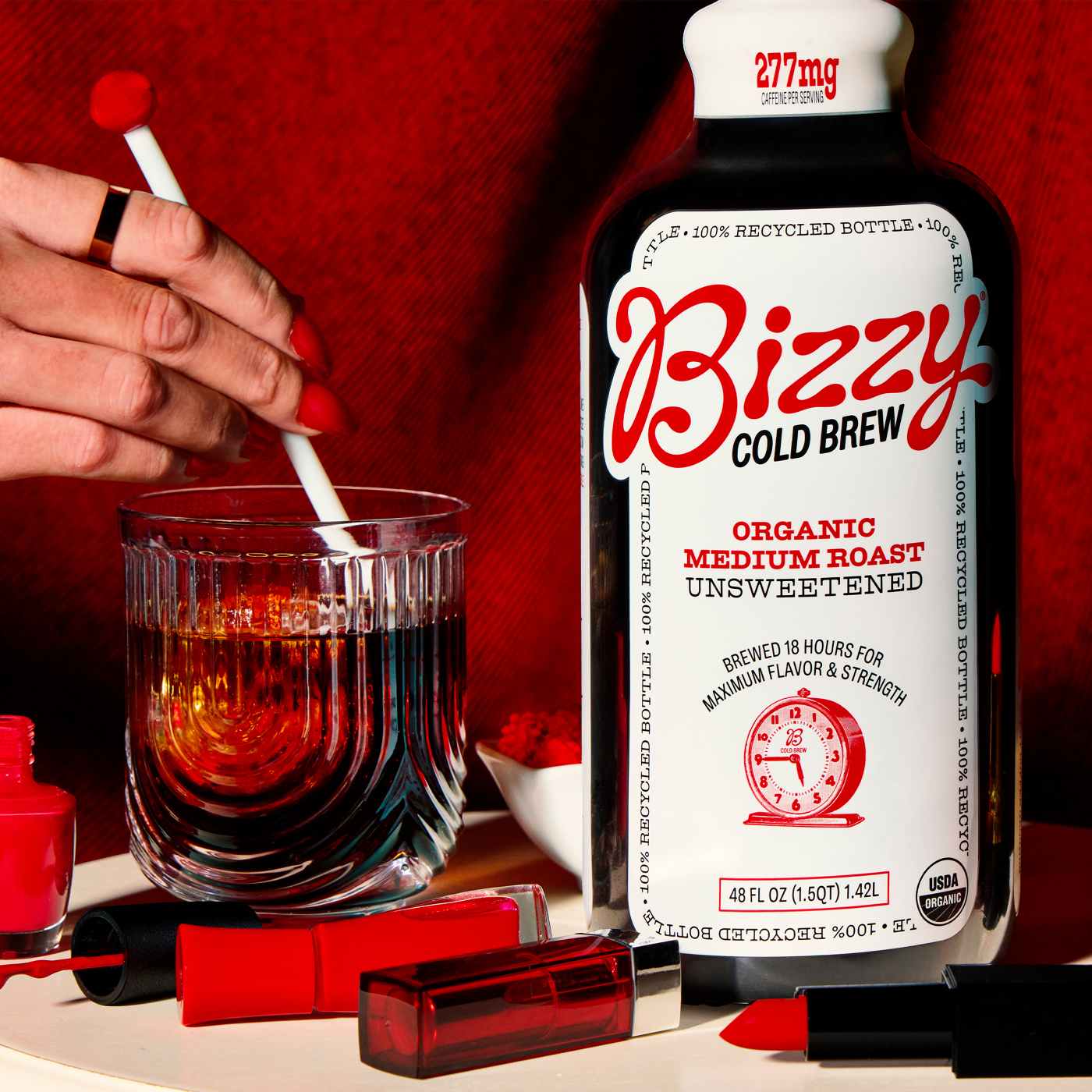 Bizzy Organic Medium Roast Unsweetened Cold Brew Coffee - Shop Coffee ...