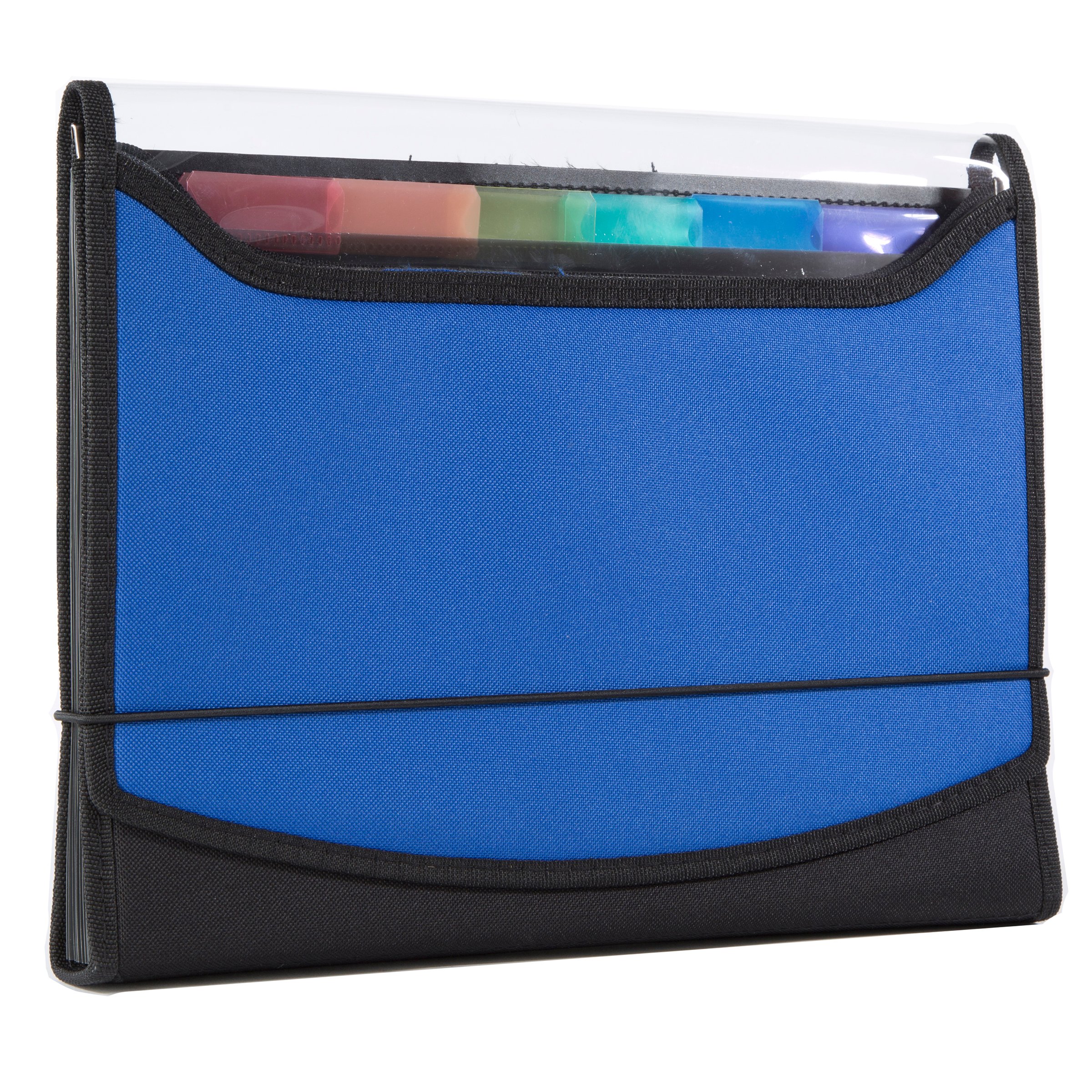 Filexec EZ View 13 Pocket Expanding File Folder - Blue - Shop Planners ...