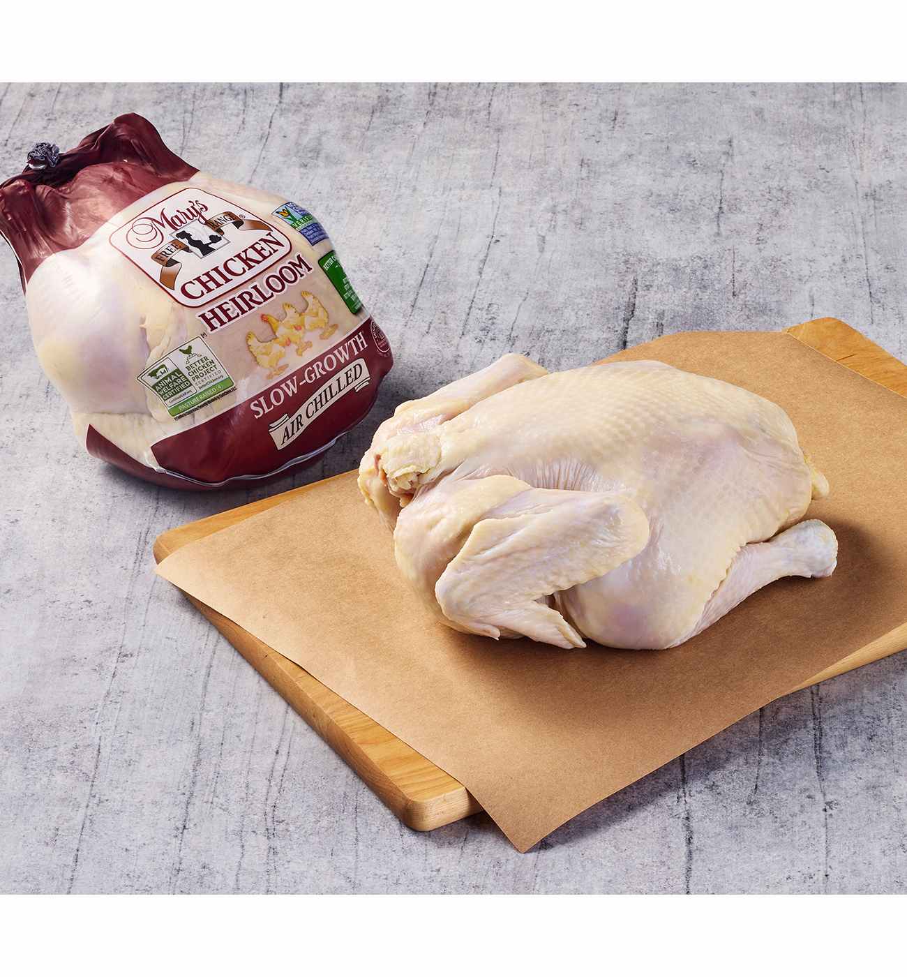 Mary's Free Range Heirloom Pasture Raised Whole Chicken - Shop Chicken ...