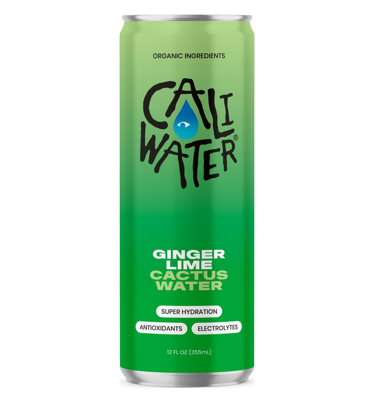 Caliwater Cactus Water - Ginger & Lime - Shop Water at H-E-B