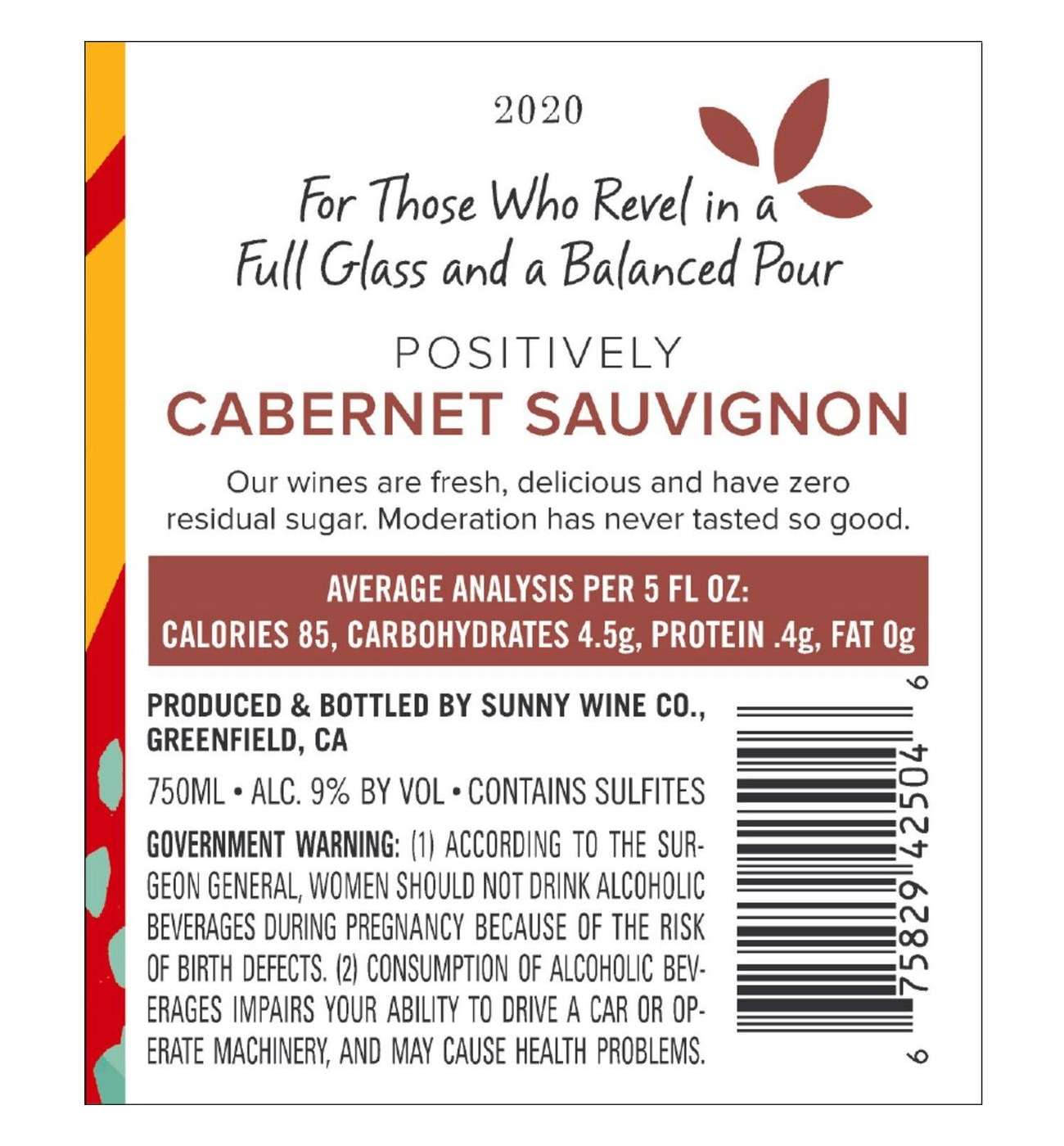 Sunny with a Chance of Flowers Sunny Cabernet Sauvignon - Shop Wine at ...