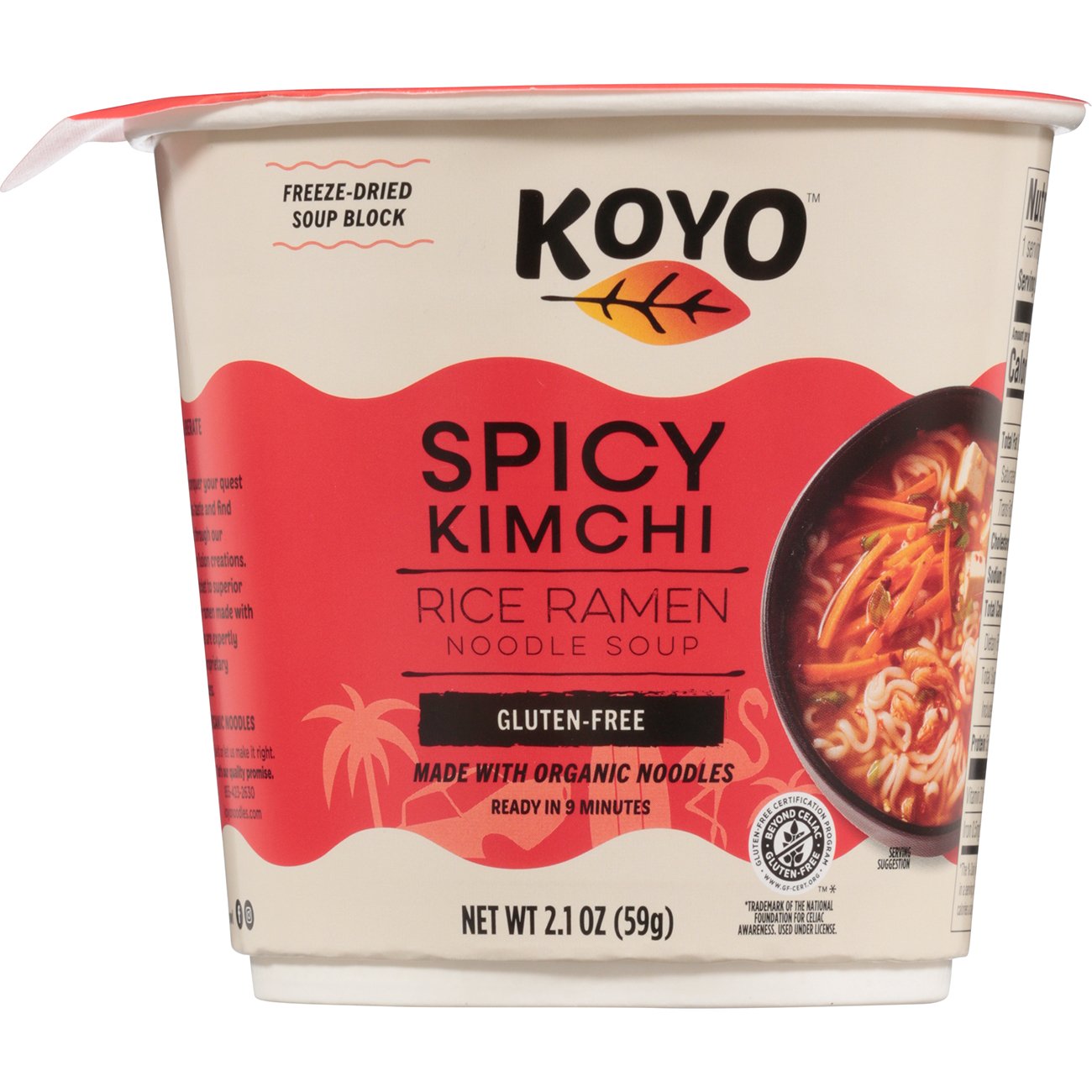 Koyo Spicy Kimchi Rice Ramen Noodle Soup - Shop Soups & chili at H-E-B