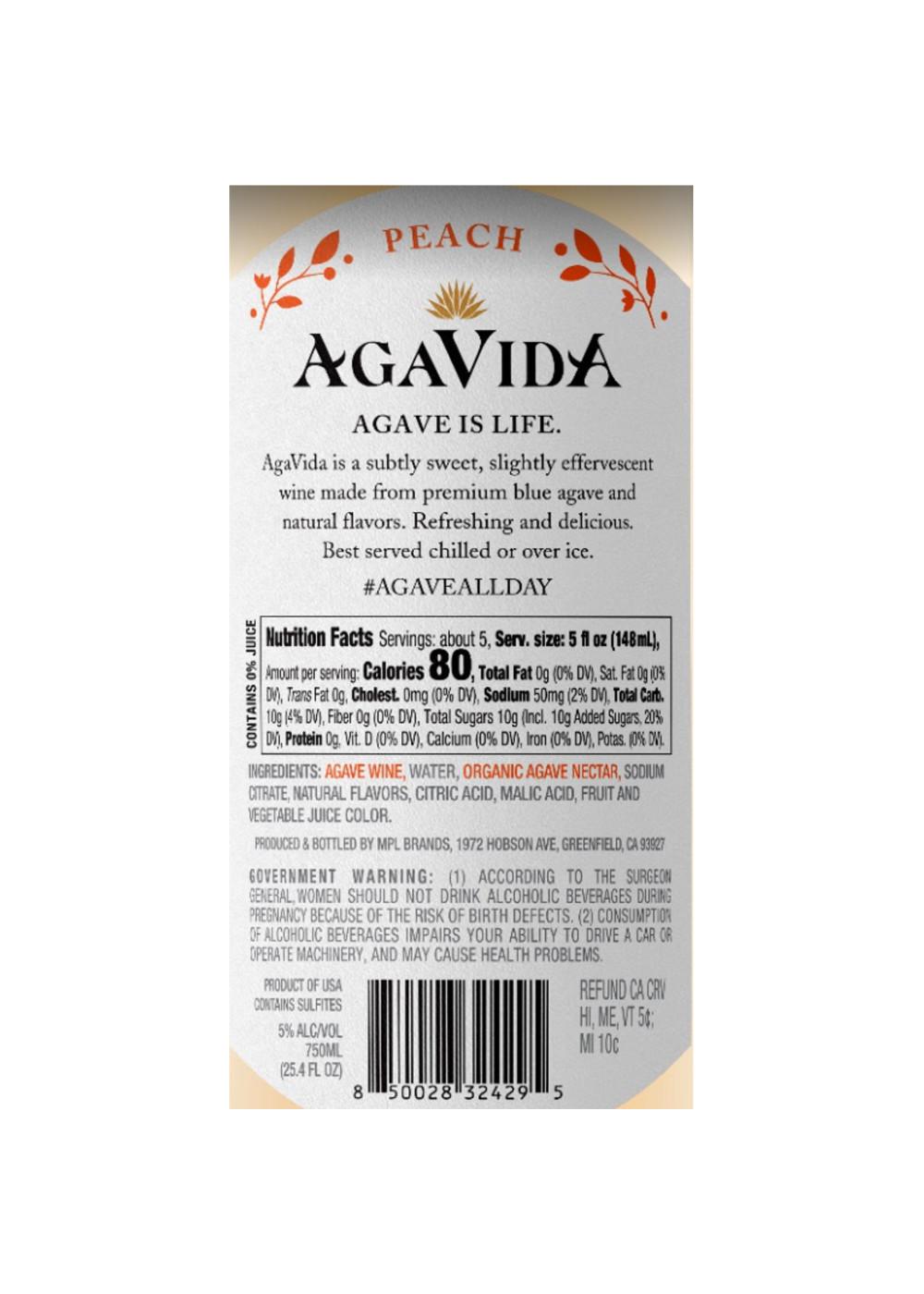 Rancho La Gloria Agavida Peach - Shop Wine at H-E-B