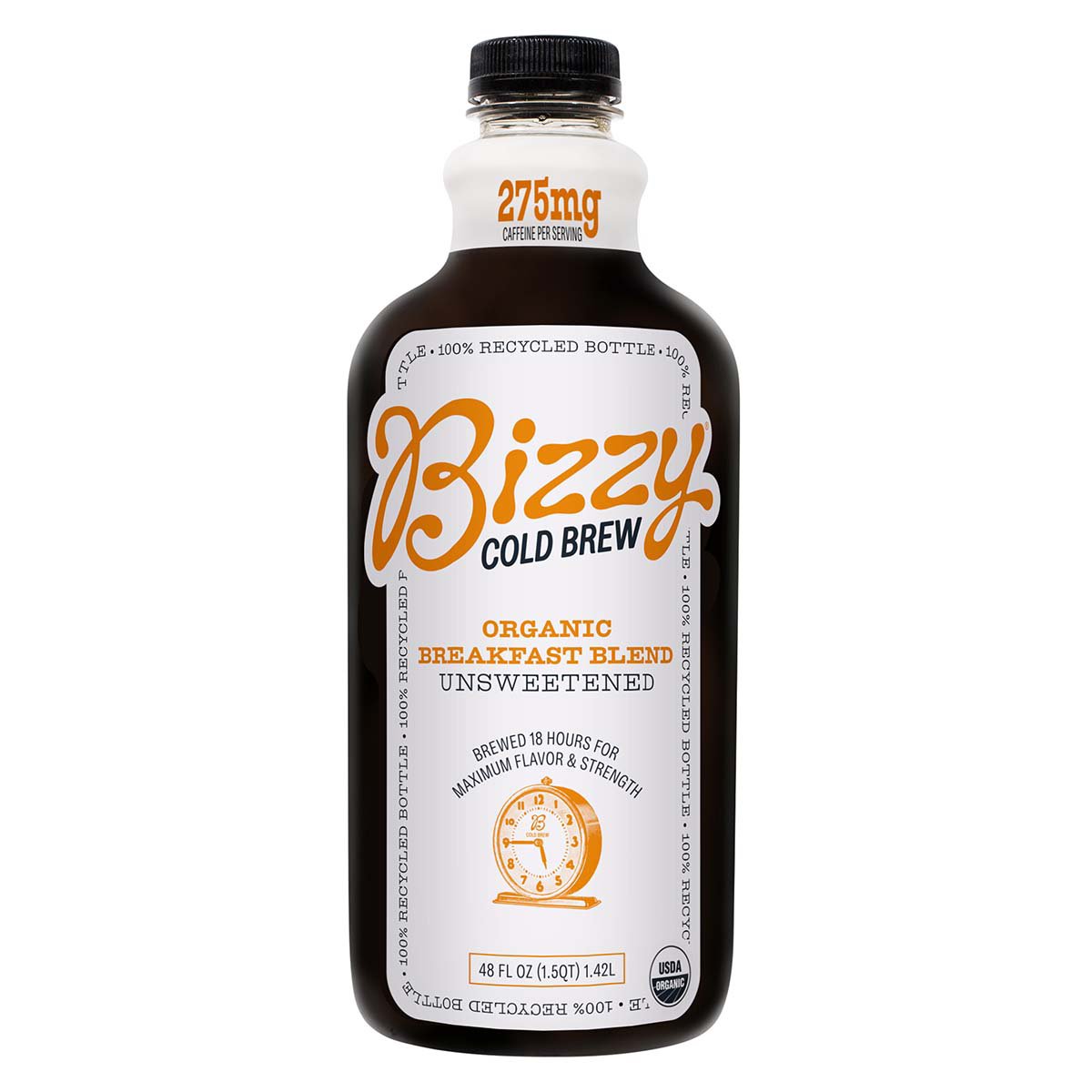 Bizzy Organic Breakfast Blend Unsweetened Cold Brew Coffee - Shop ...