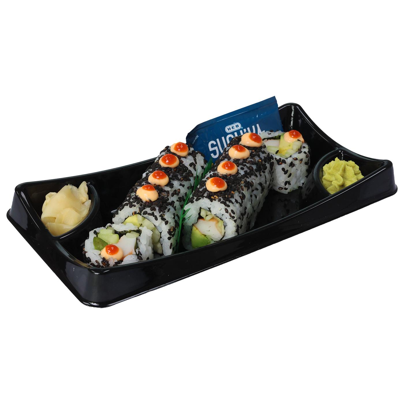 H-E-B Sushiya Spooky California Sushi Roll - Shop Sushi at H-E-B