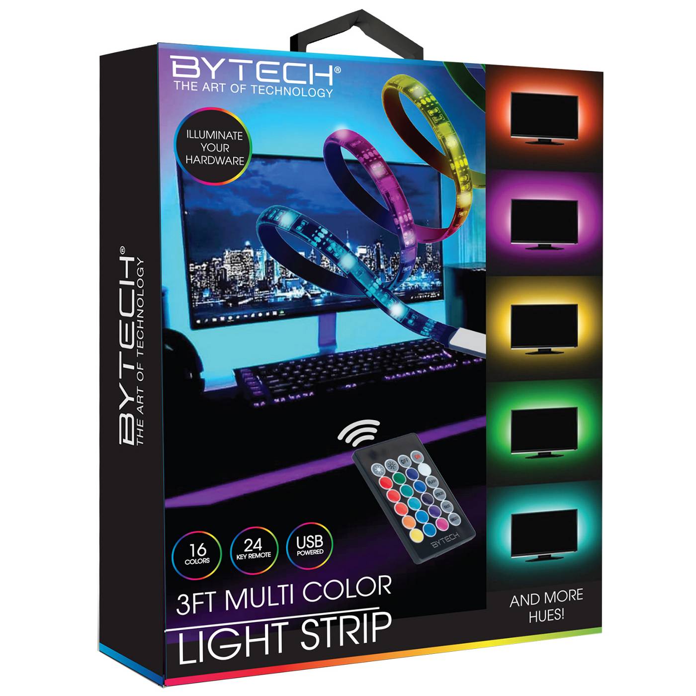 Bytech Multi Color Light Strip with Remote - Shop Lamps & lights at H-E-B