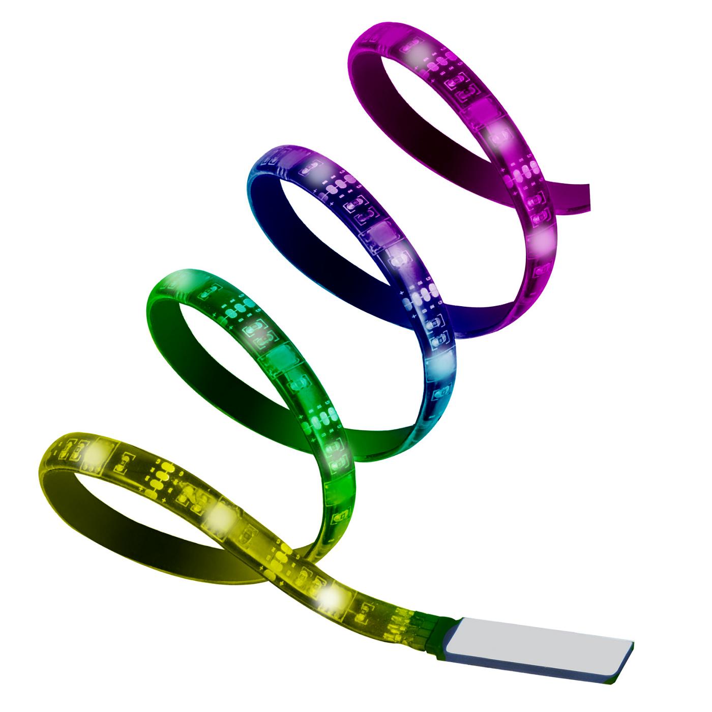 Bytech Multi Color Light Strip with Remote - Shop Lamps & lights at H-E-B