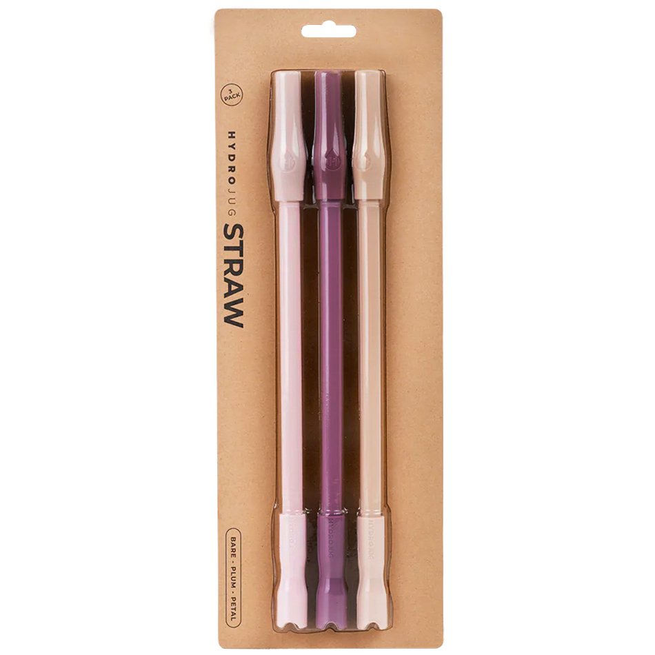 HydroJug Pink Neutrals Reusable Silicone Straws - Shop Straws at H-E-B