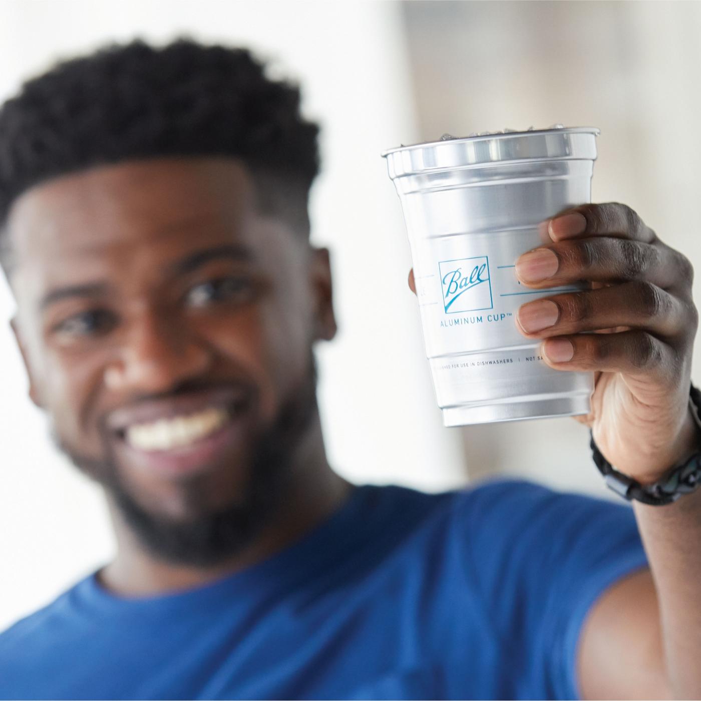 Ball 16 oz Aluminum Cup Cold-Drink Recyclable Party Cups - Shop ...