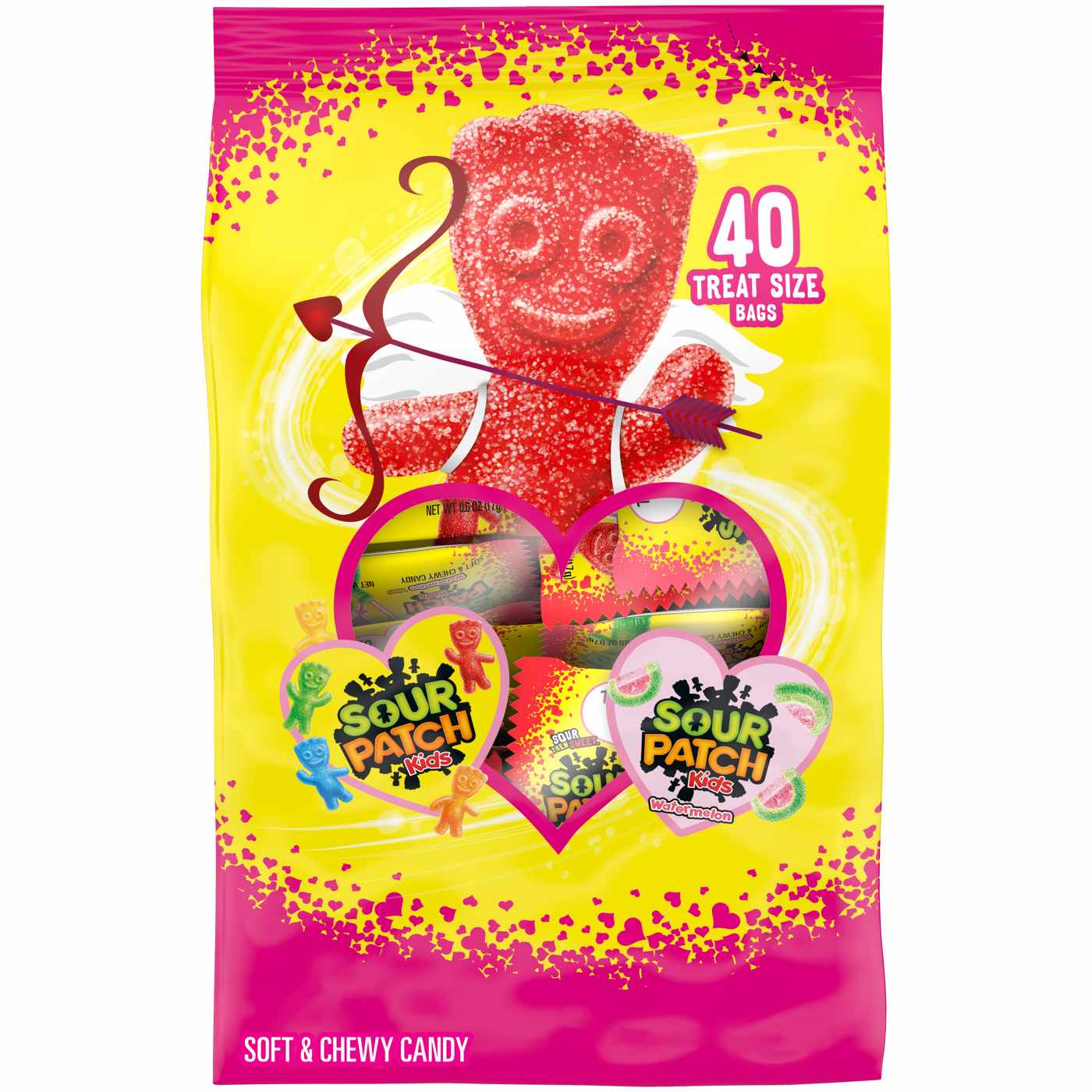 Sour Patch Kids Assorted Treat Size Valentine's Candy Bags - Shop Candy ...