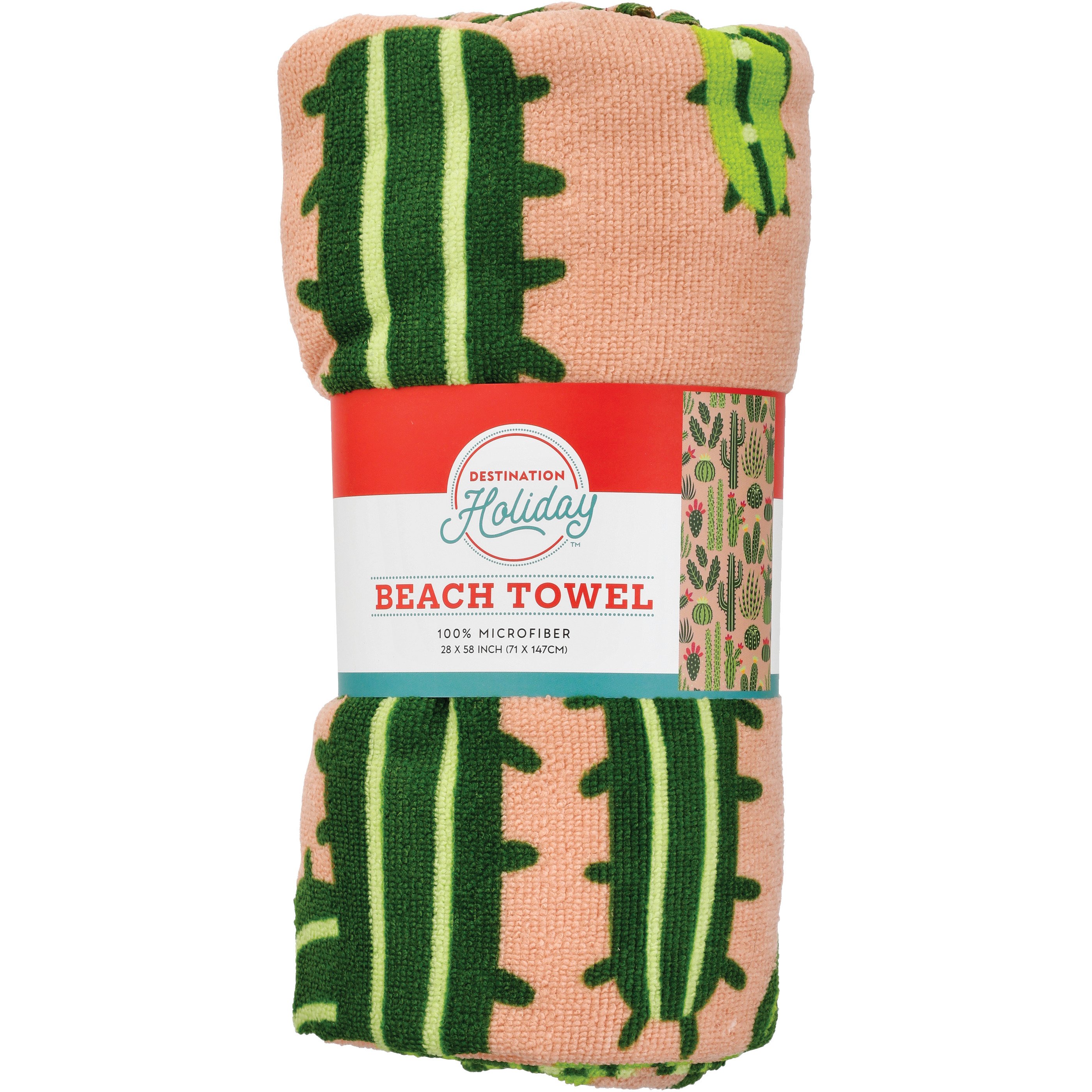 Destination Holiday Summer Cactus Beach Towel - Shop Towels ...