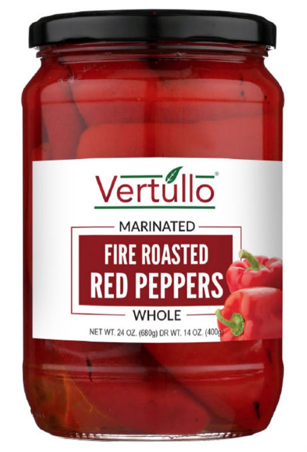 Vertullo Fire Roasted Whole Red Peppers, 24 oz | Central Market ...