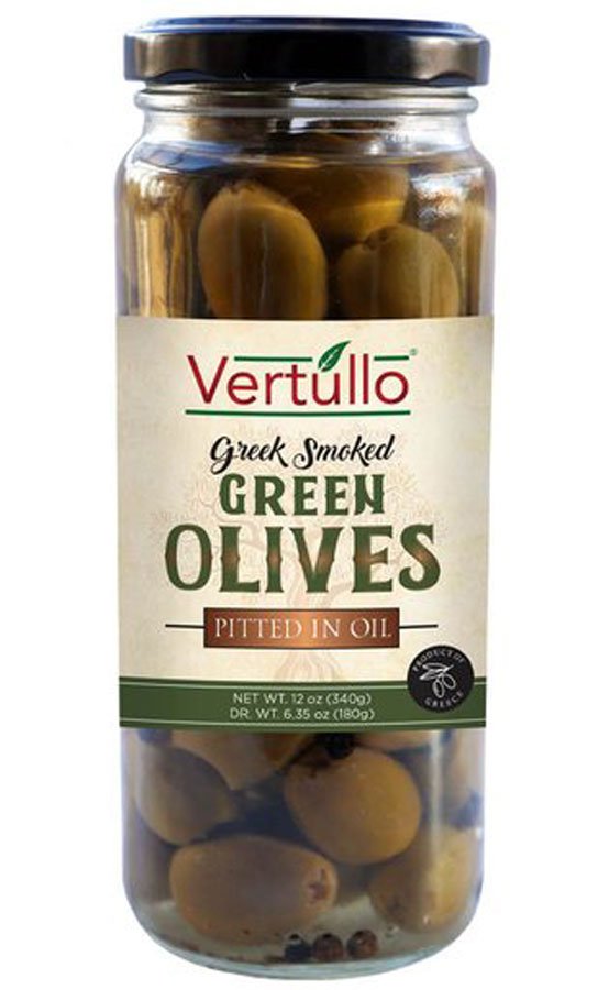 Vertullo Smoked Green Olives Pitted in Oil, 11.6 oz | Central Market ...