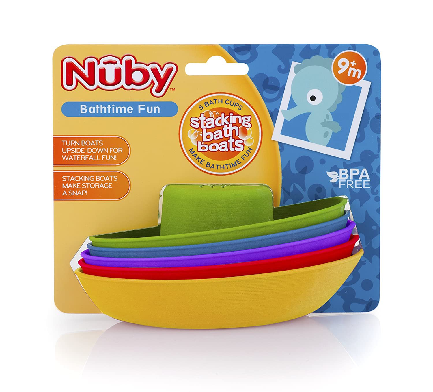 Nuby Stacking Bath Boats - Shop Baby toys at H-E-B