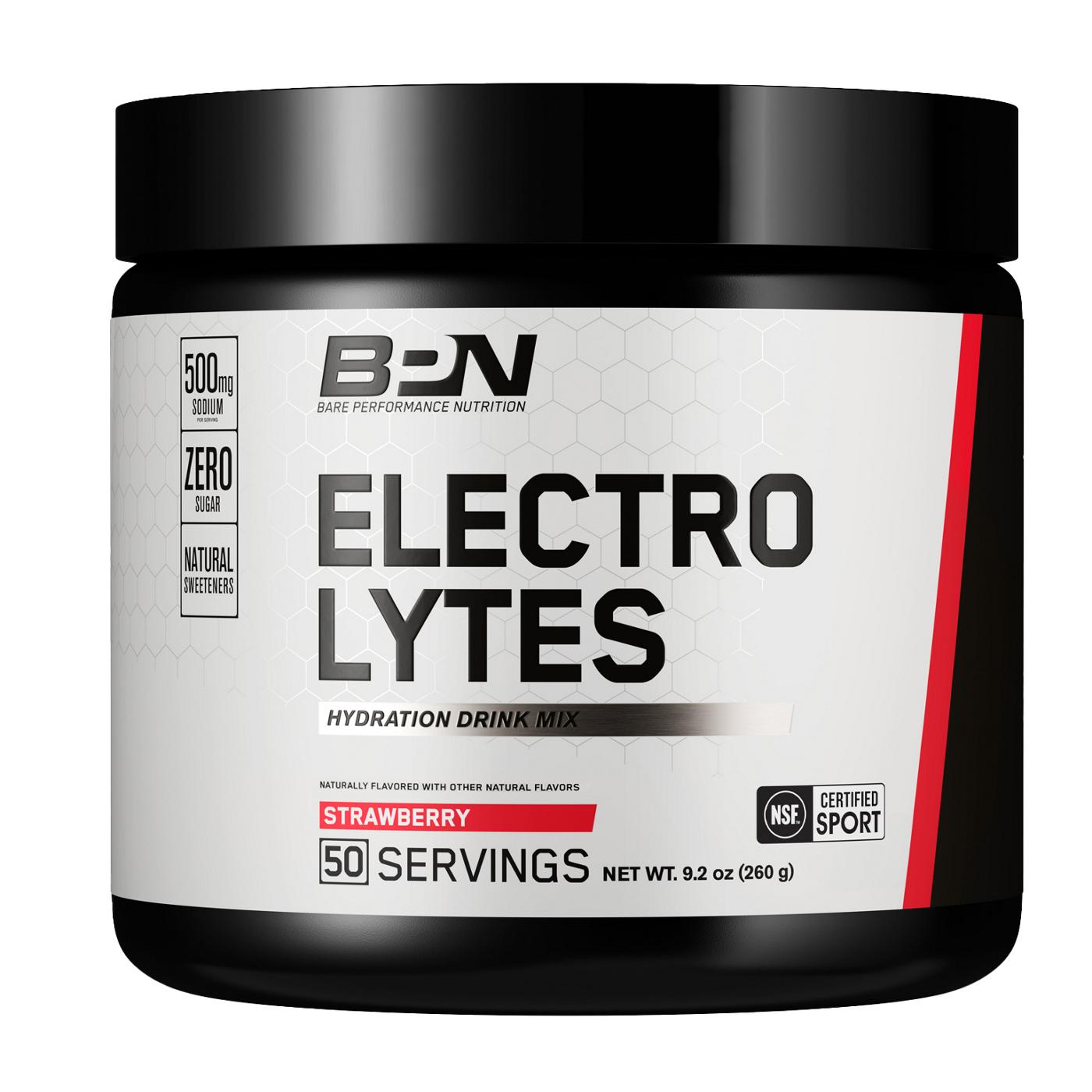 Bare Performance Nutrition Electrolytes Hydration Drink Mix ...