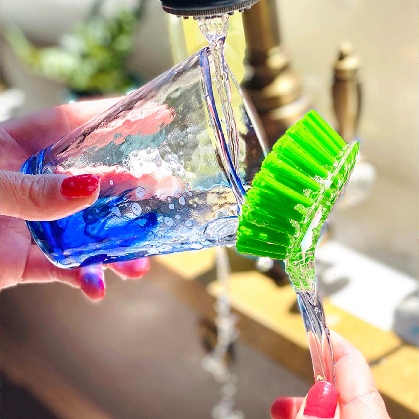 Bright Box Labs Hand Held Cleaning Dish Brush - Green - Shop Sponges ...