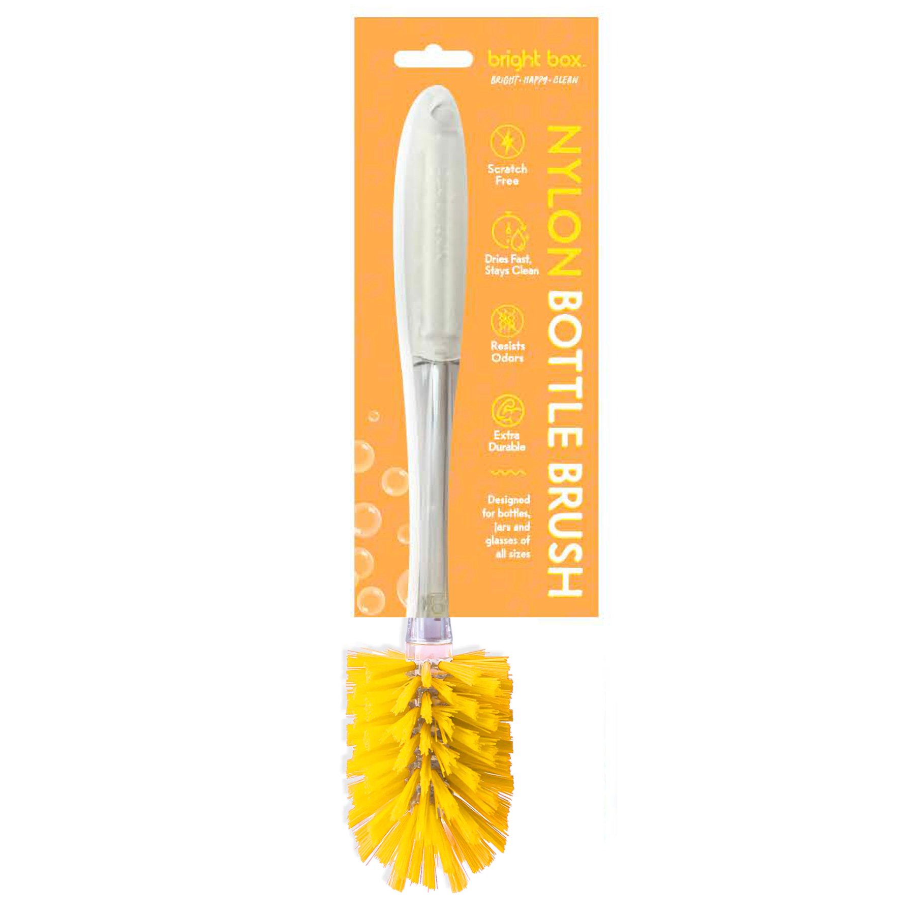 Bright Box Labs Hand Held Cleaning Bottle Brush - Yellow - Shop Sponges ...