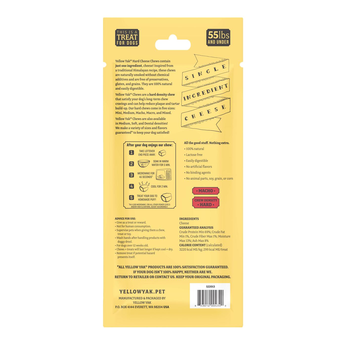 Yellow Yak Macho Cheese Dog Chew - Shop Biscuits at H-E-B