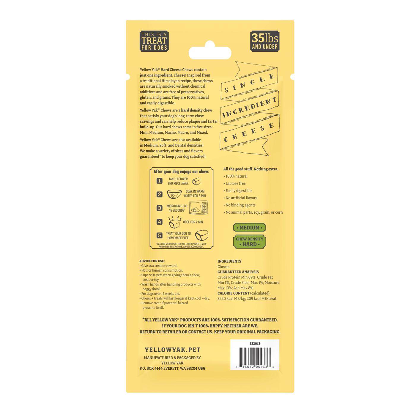 Yellow Yak Cheese Medium Dog Chew - Shop Biscuits at H-E-B