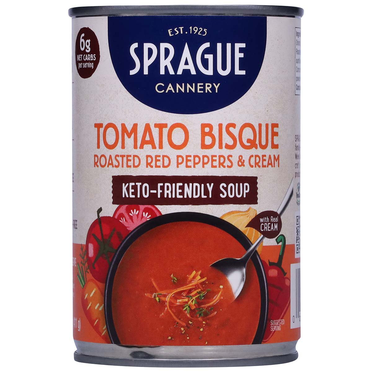 Sprague Tomato Bisque Roasted Red Peppers & Cream Keto Friendly Soup ...