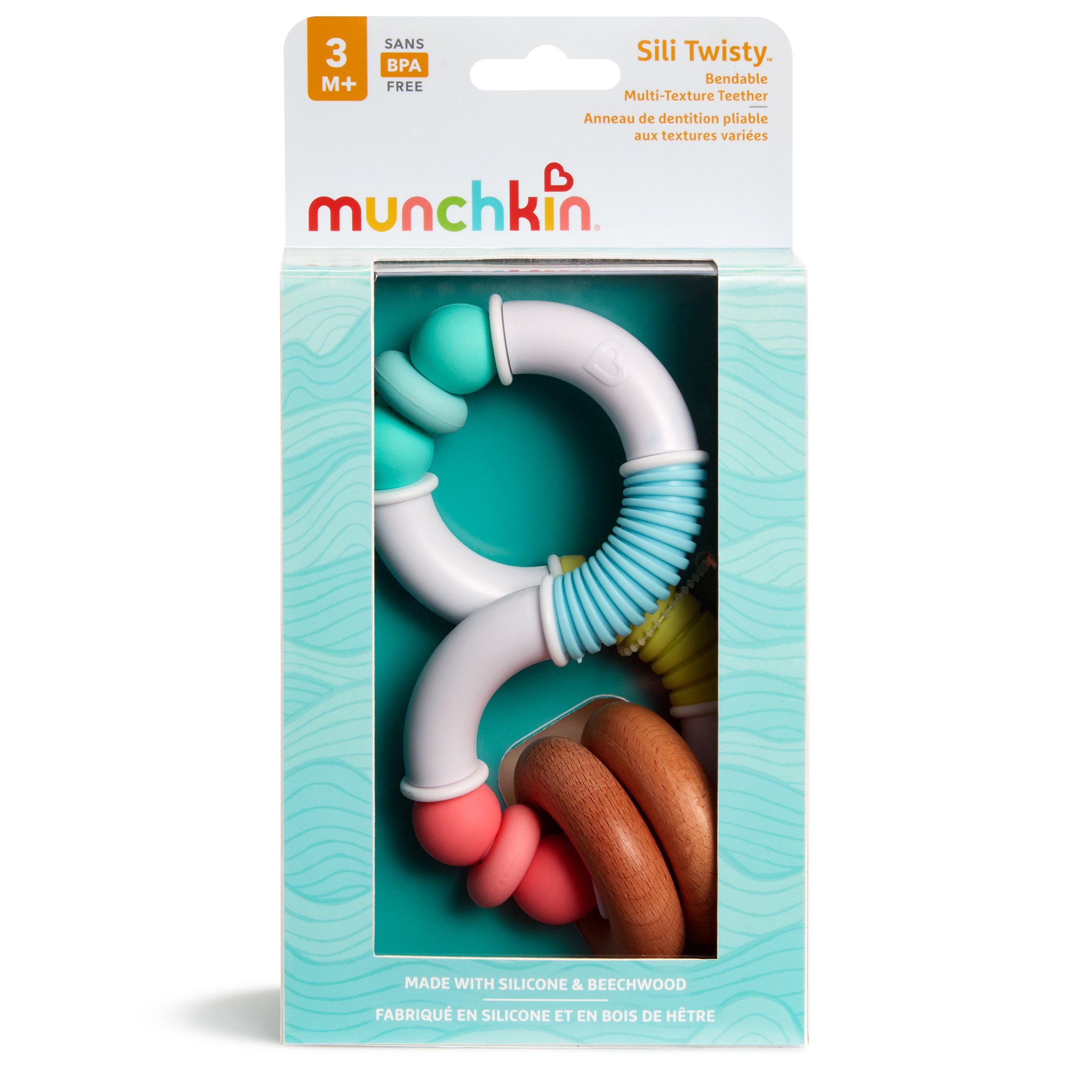 Munchkin Sili Twisty Multi-Texture Teether - Shop Teething at H-E-B