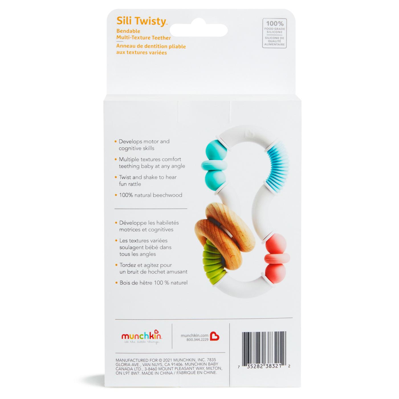 Munchkin Sili Twisty Multi-Texture Teether - Shop Teething at H-E-B