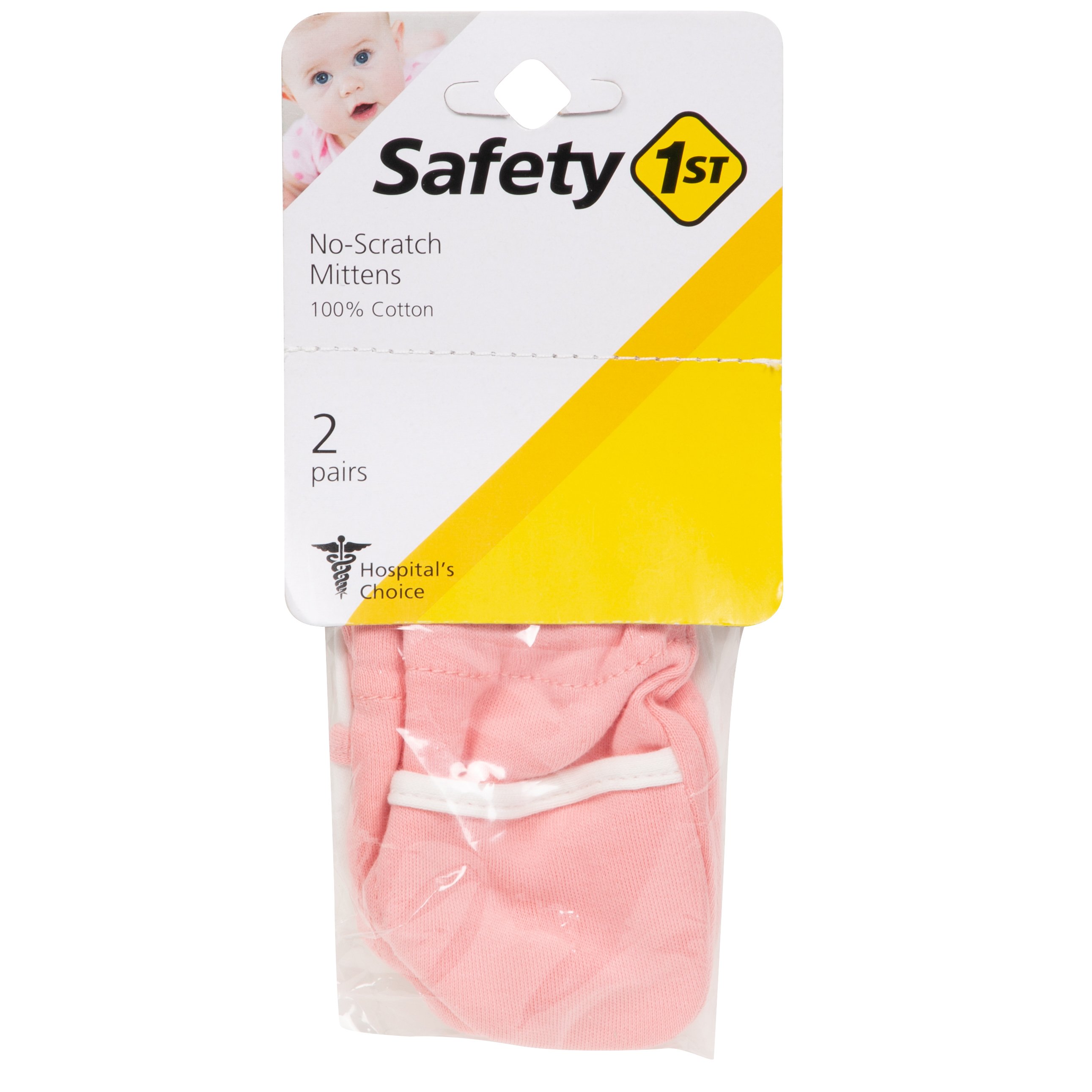Safety 1st No Scratch Baby Mittens - Pink - Shop Mittens at H-E-B