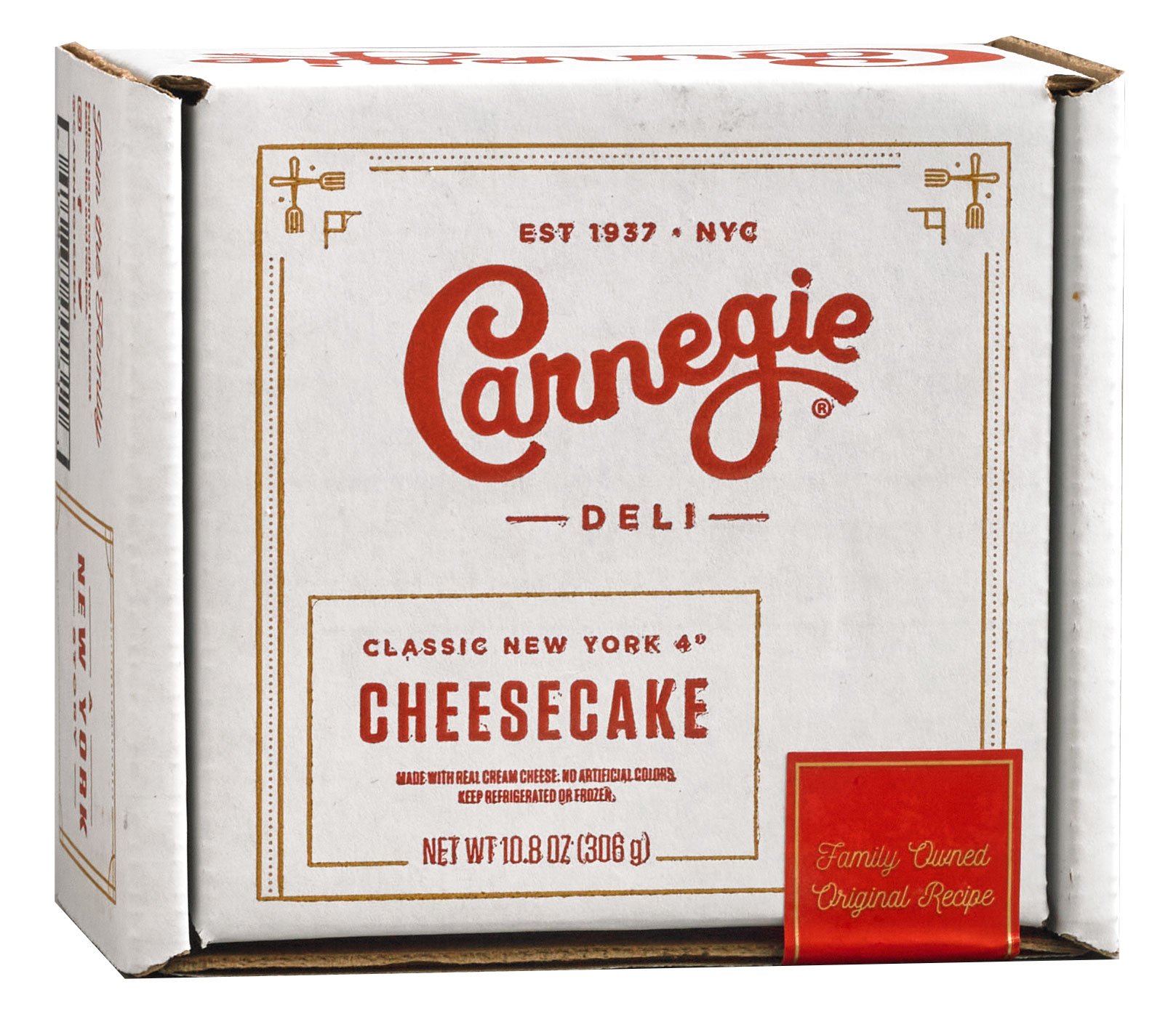 Carnegie Deli Classic New York Cheesecake, 10.8 oz | Central Market ...