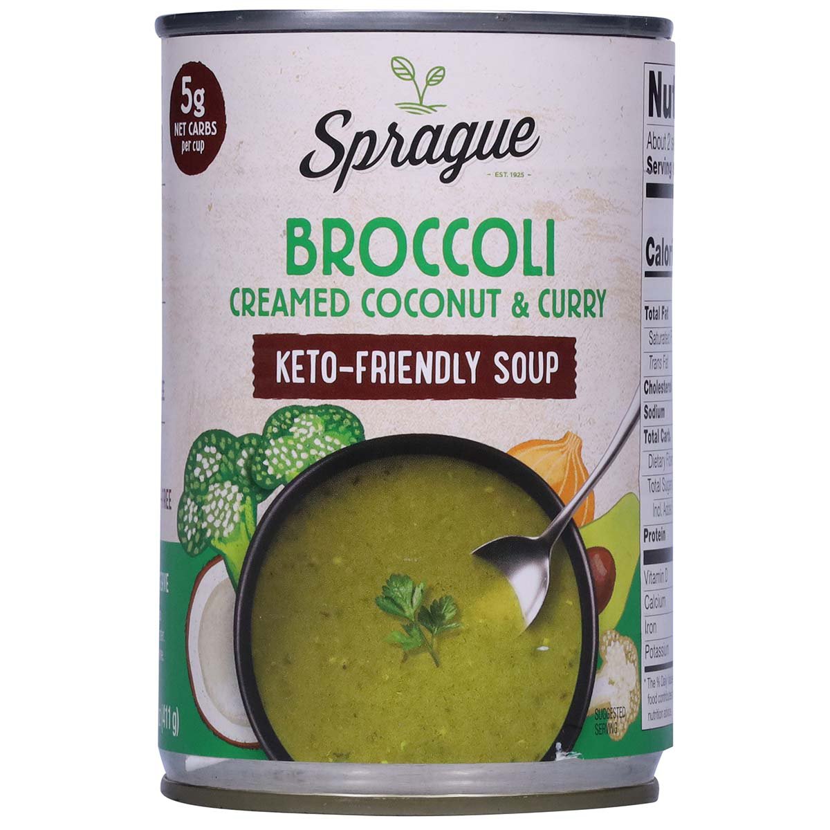 Sprague Broccoli Creamed Coconut & Curry Keto Friendly Soup - Shop ...