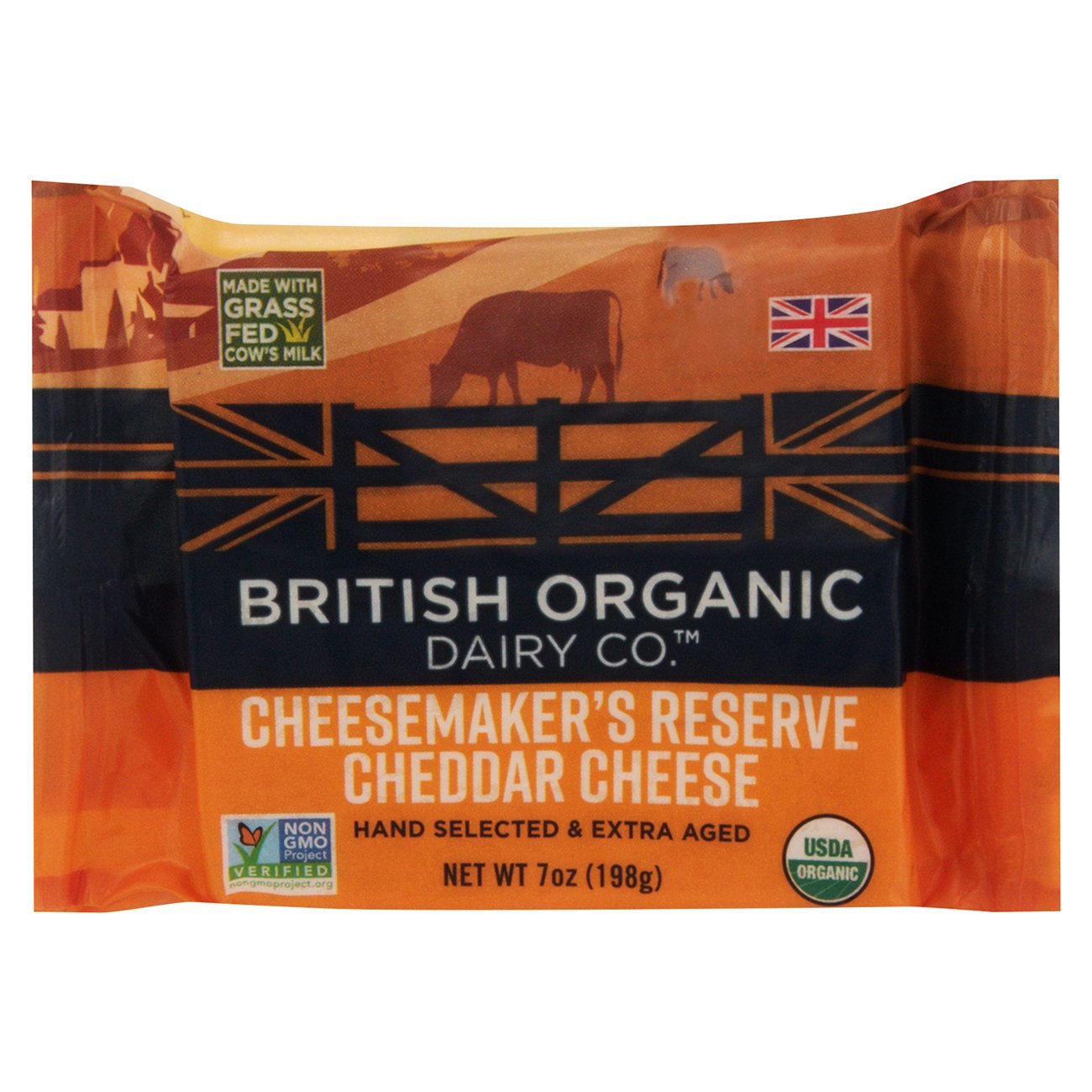 British Organic Dairy Co. Cheesemaker's Reserve Cheddar Cheese - Shop ...