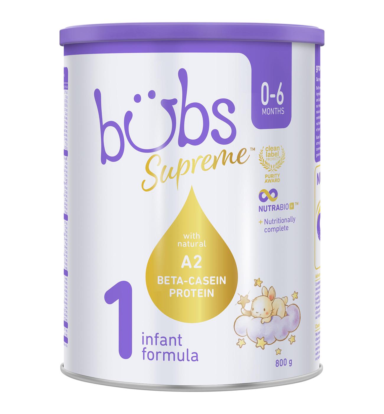 Bubs Supreme Infant Formula - Stage 1 - Shop Formula at H-E-B