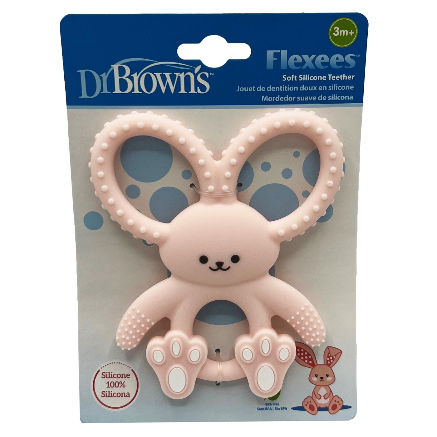 Dr. Brown's Flexees Pink Bunny Teether - Shop Teething at H-E-B