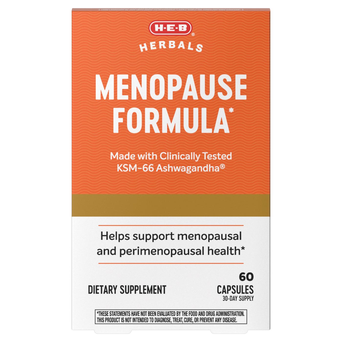 H-E-B Herbals Menopause Formula Capsules - Shop Herbs & homeopathy at H-E-B