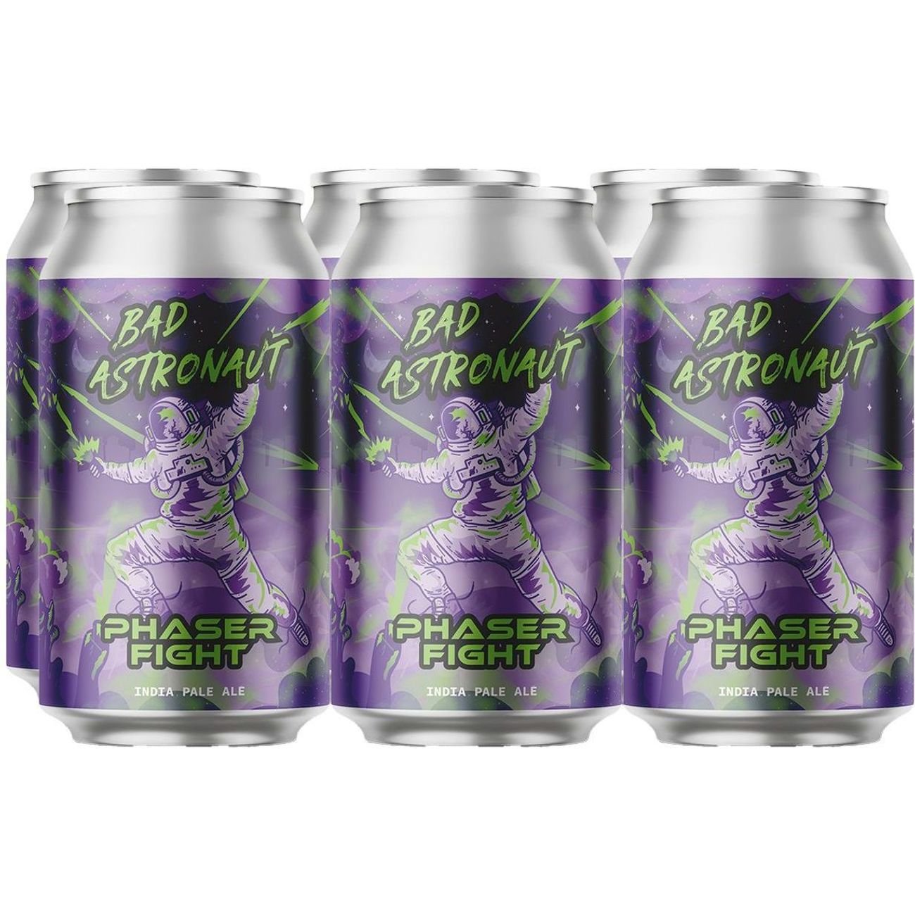 Bad Astronaut Brewing Phaser Fight IPA Craft Beer 6 pk Cans - Shop Beer ...