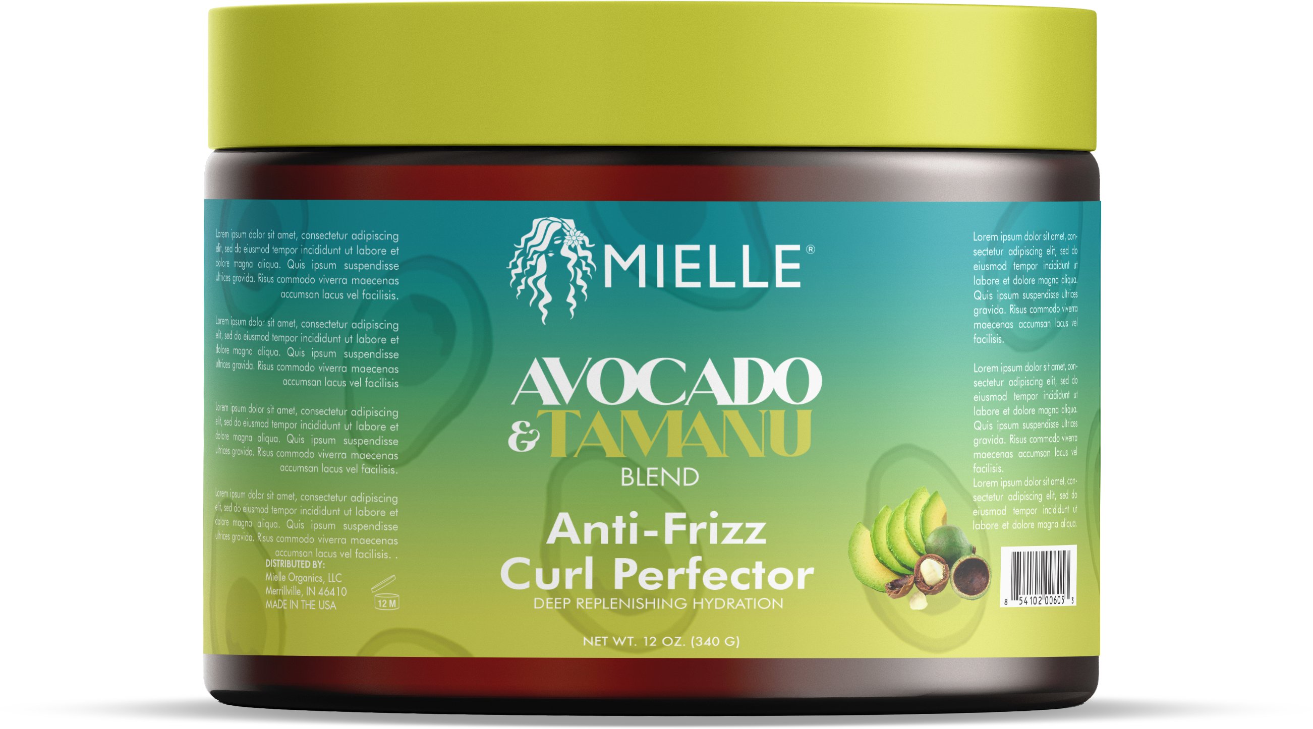 Mielle Avocado & Tamanu Anti-Frizz Curl Perfector - Shop Styling ...