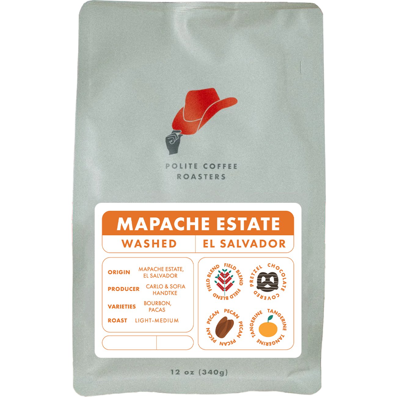Polite Coffee Roasters Mapache Estate El Salvador Whole Bean - Shop ...