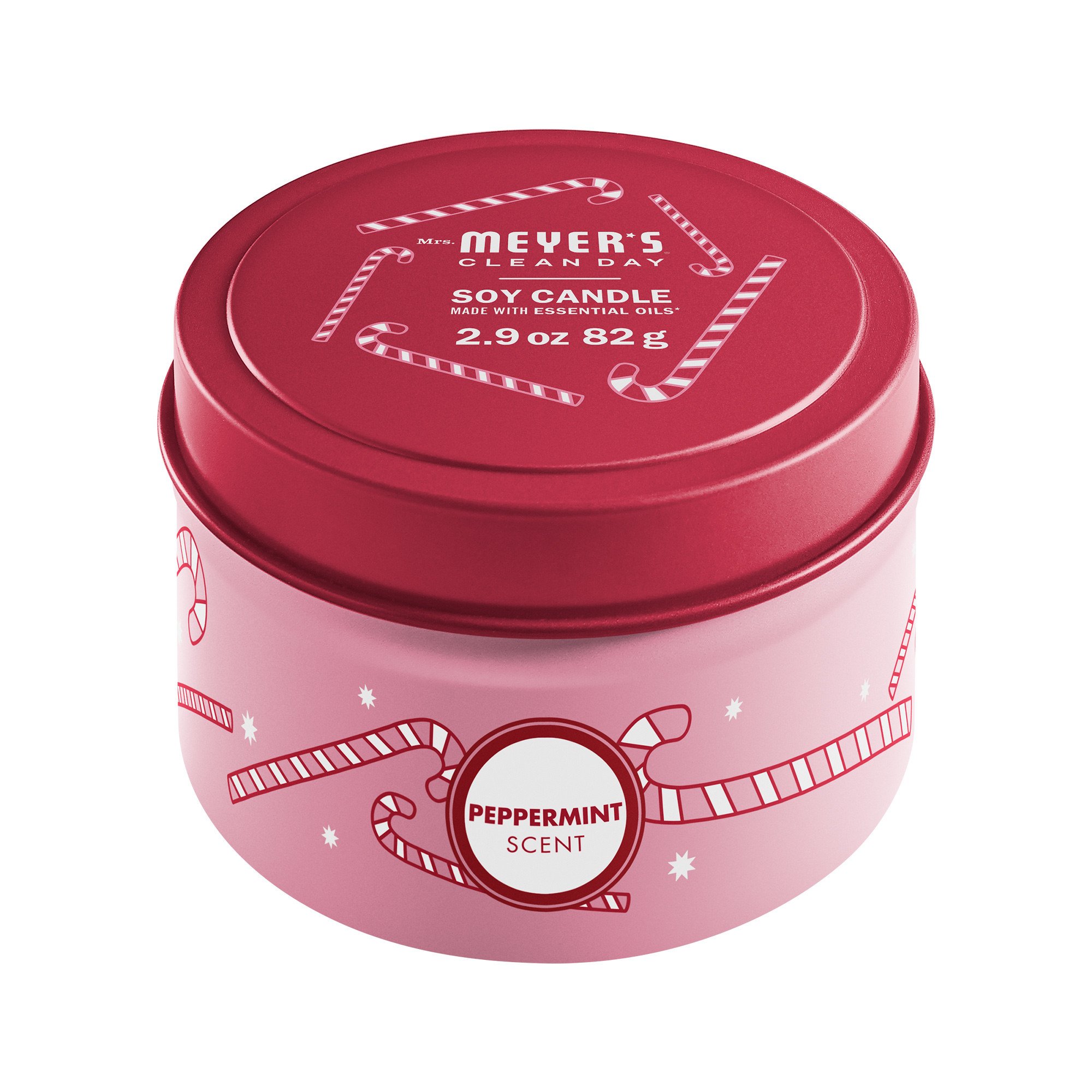 Mrs. Meyer's Clean Day Peppermint Soy Candle - Shop Candles at H-E-B