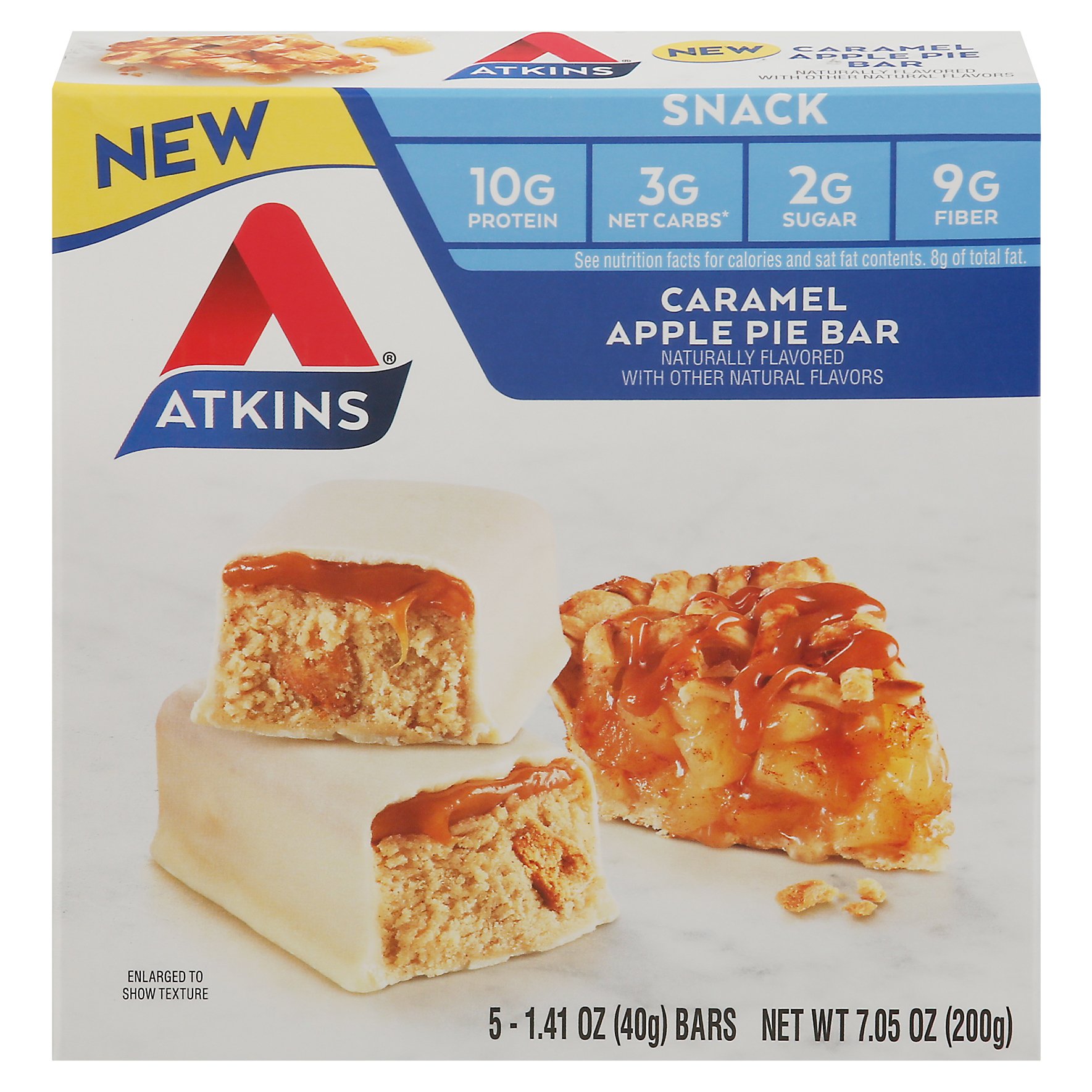Atkins Snack Bars - Caramel Apple Pie - Shop Diet & fitness at H-E-B