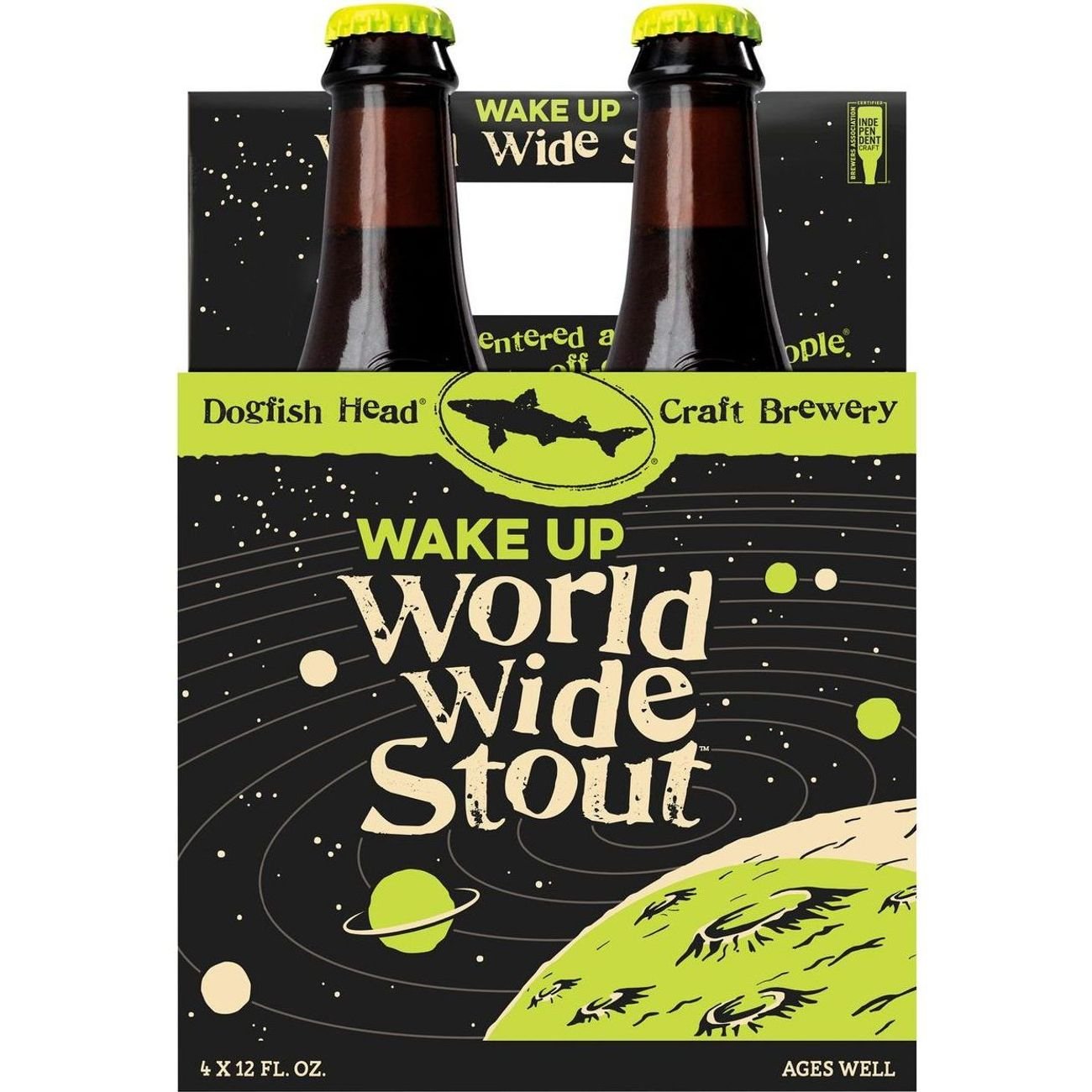 Dogfish Head Wake Up World Wide Stout Craft Beer 4 pk Bottles - Shop ...