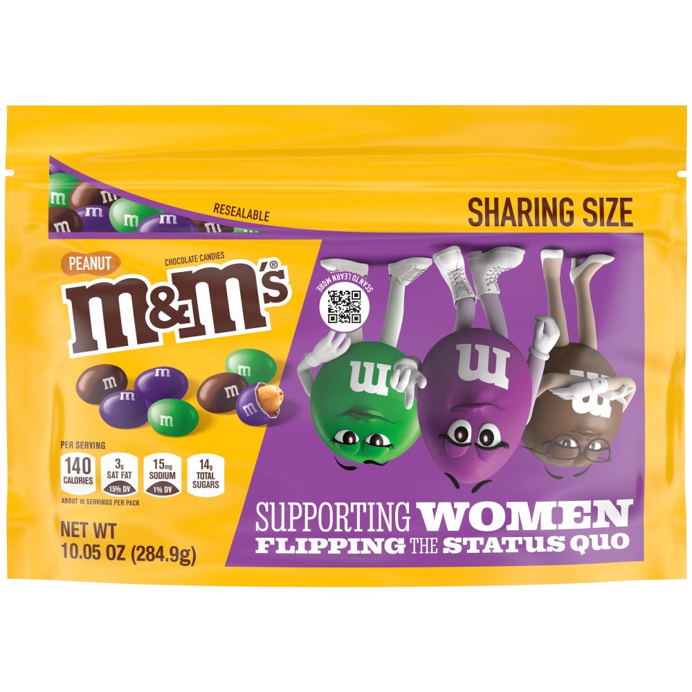M&M'S Limited Edition Peanut Chocolate Candy - Purple Moment Share Size ...