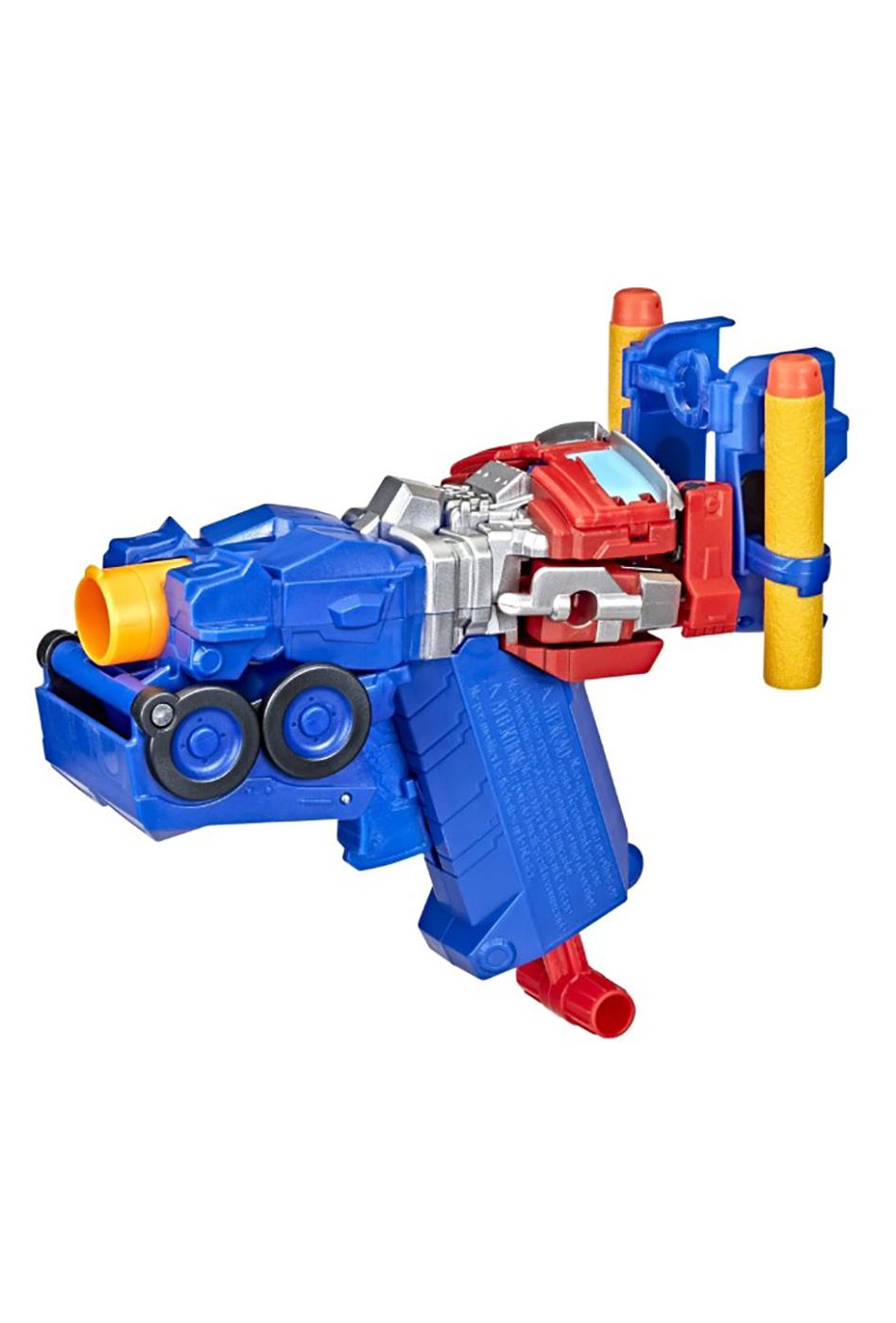Nerf Transformers Rise of the Beasts 2-in-1 Optimus Prime Dart Blaster ...