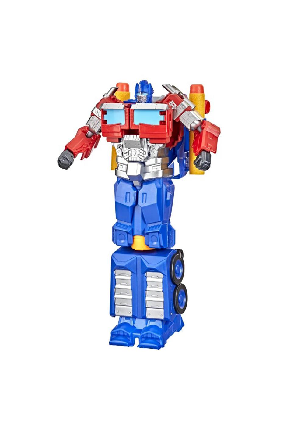 Nerf Transformers Rise of the Beasts 2-in-1 Optimus Prime Dart Blaster ...