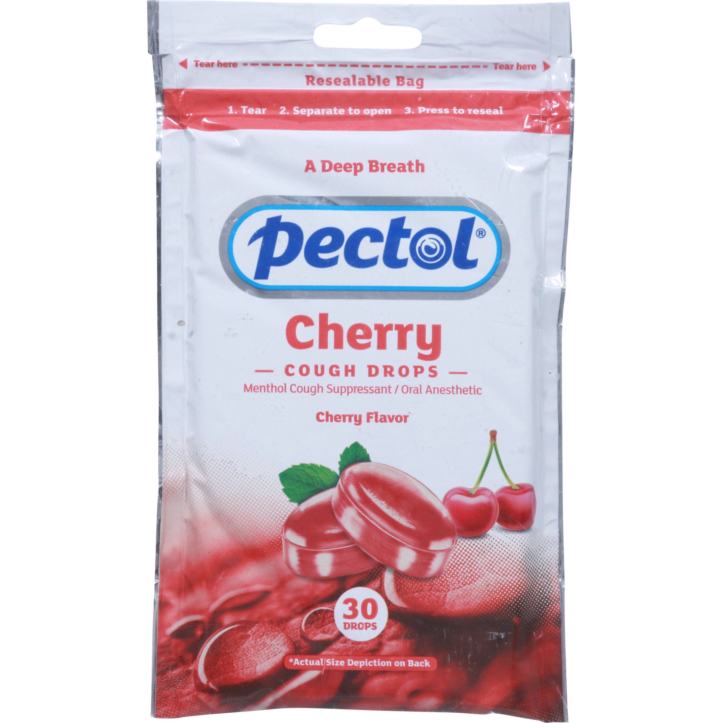 Pectol Cough Drops - Cherry - Shop Cough, cold & flu at H-E-B