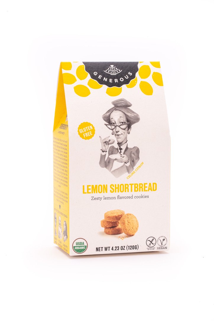 Generous Lemon Shortbread Cookies, 4.23 oz | Central Market - Really ...